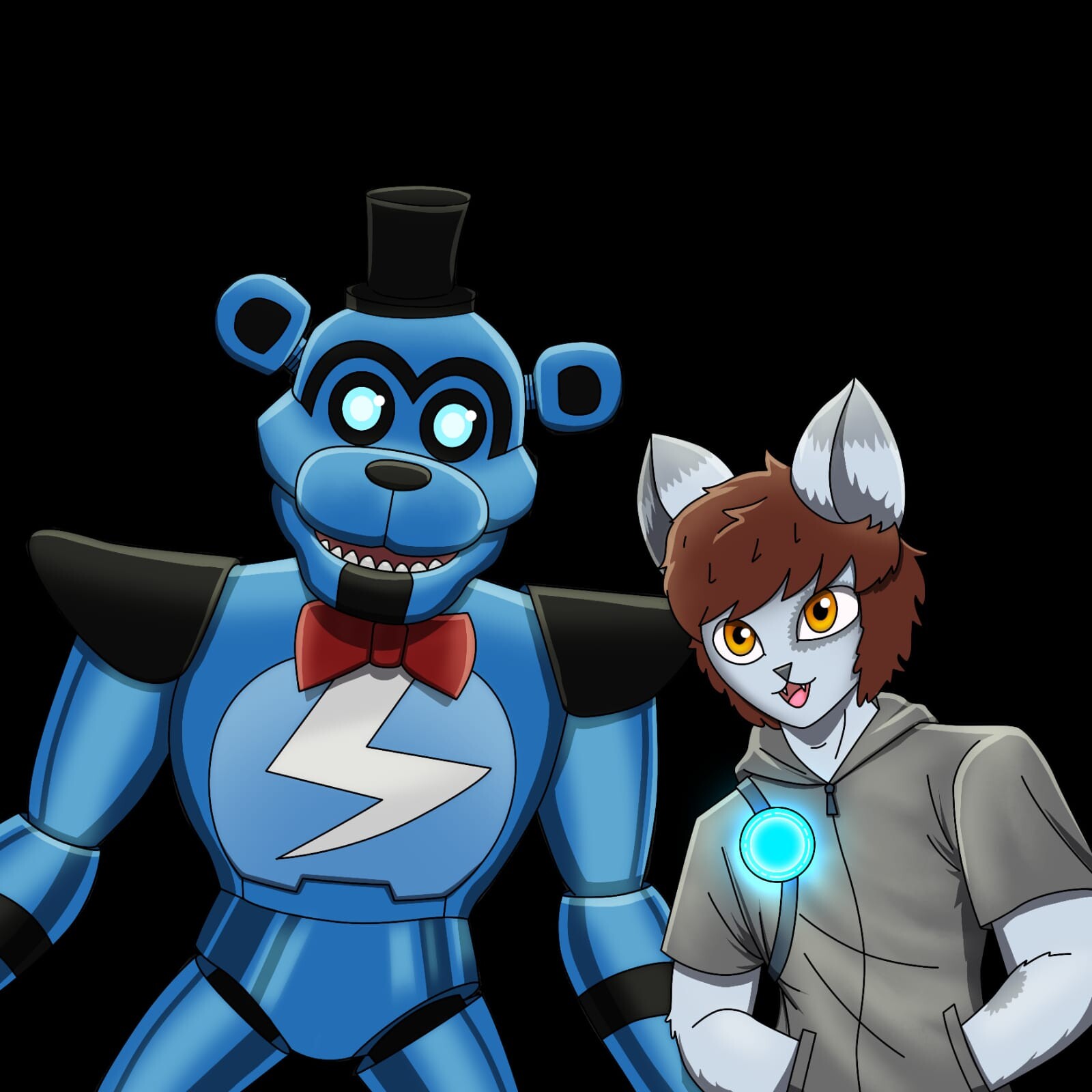 ArtStation - half body two character