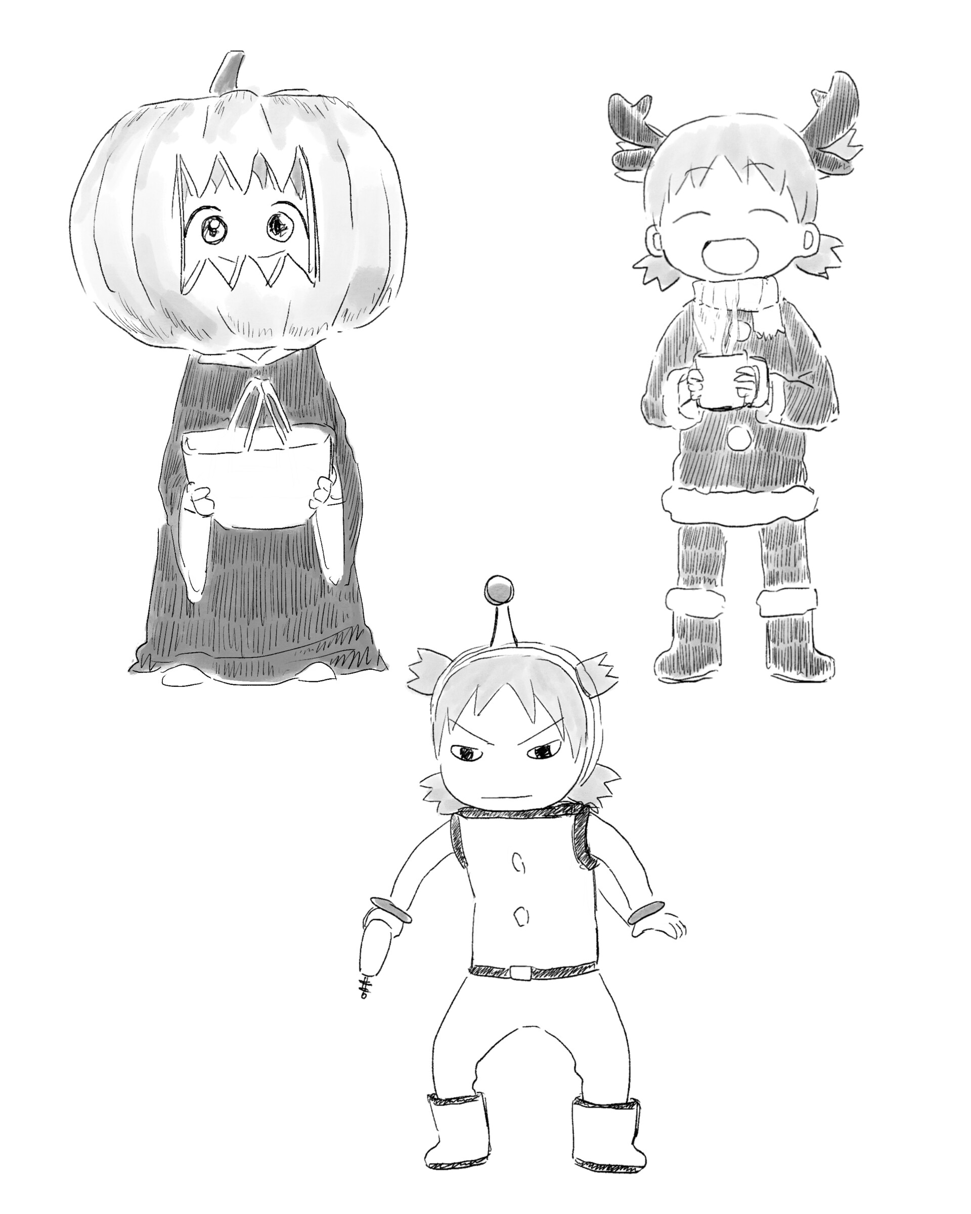 yotsuba coloring pages