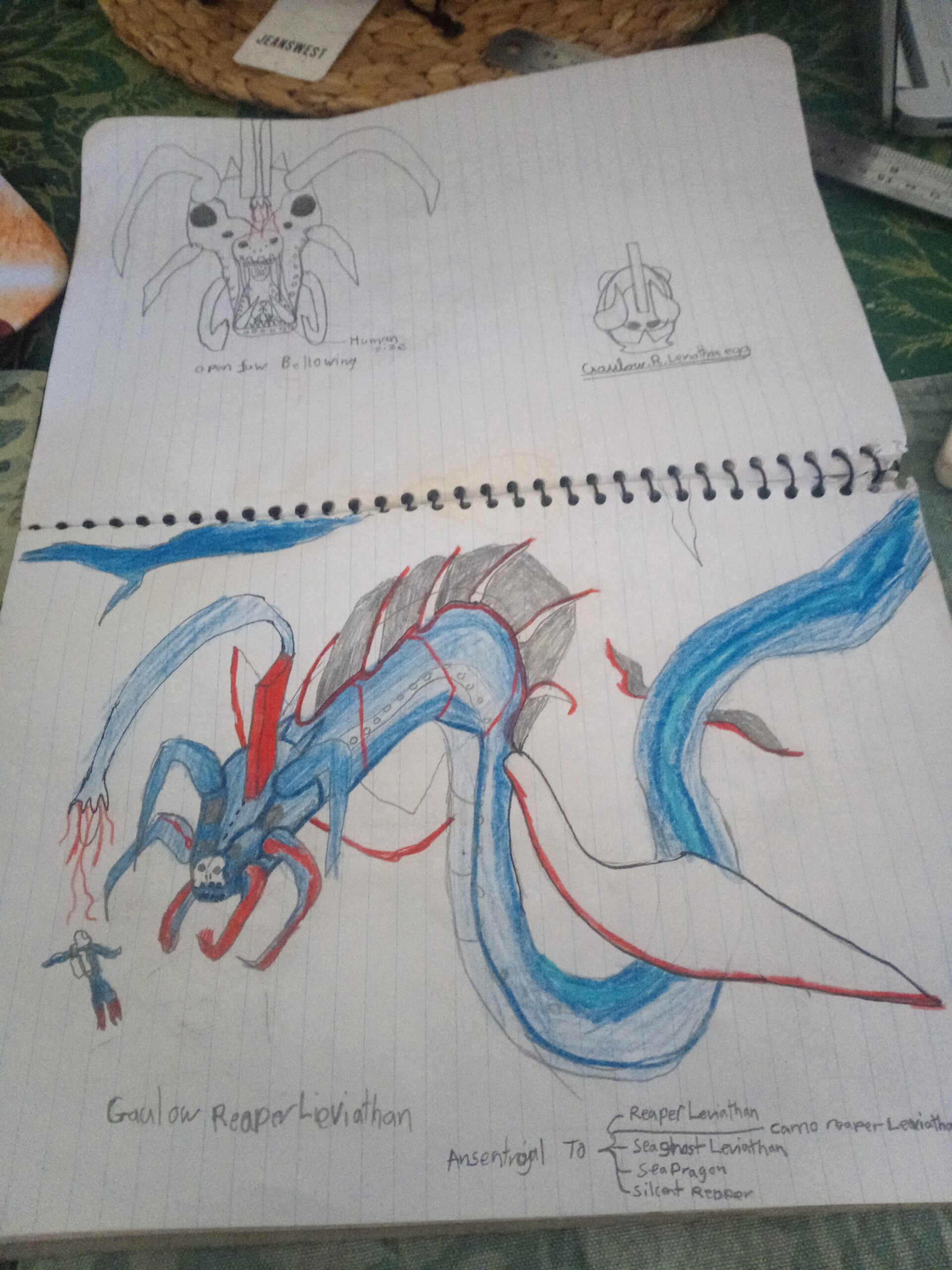 ArtStation - One of the many ancient void ocean king's Leviathan super ...