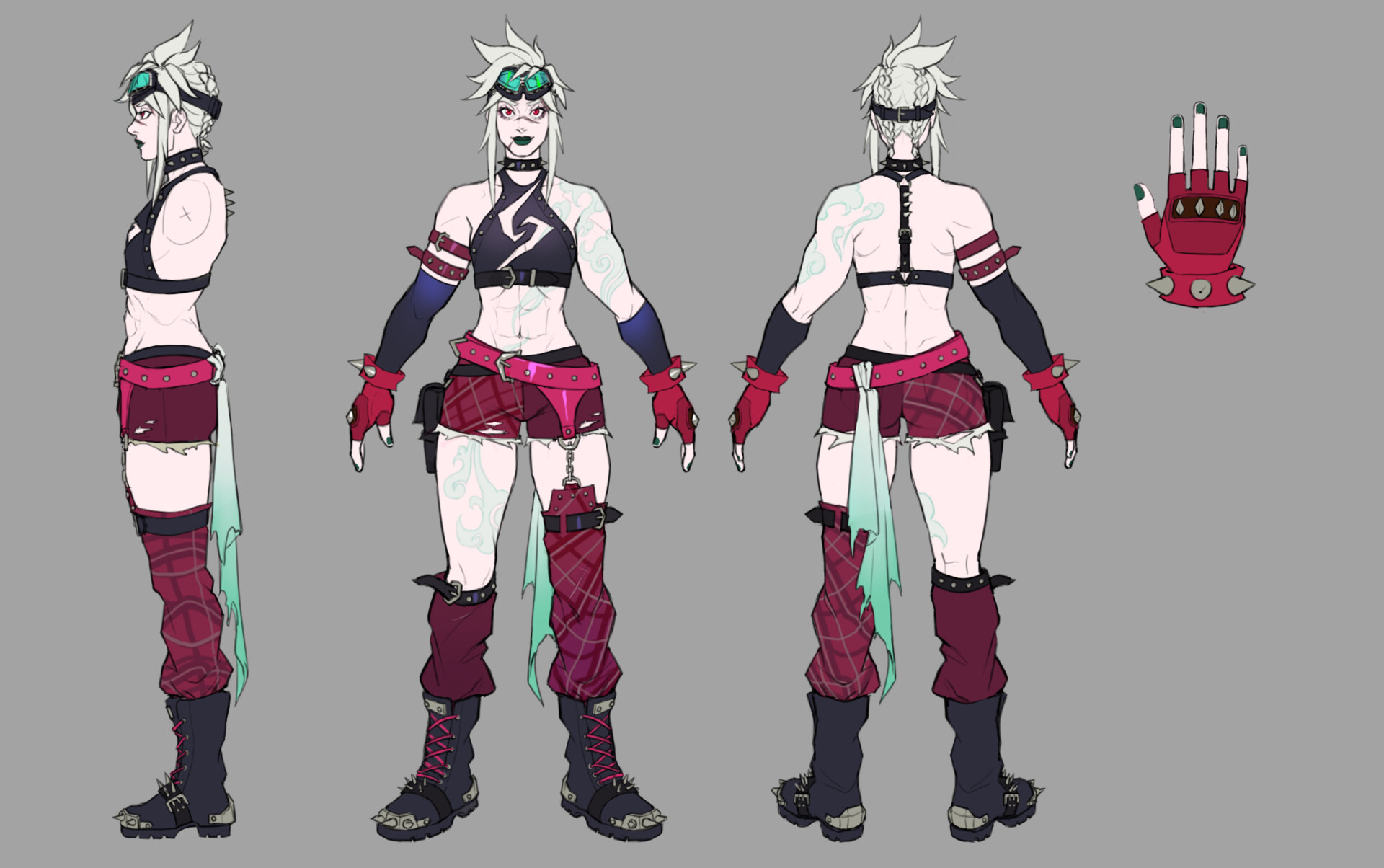 ArtStation - Punk Girl Design