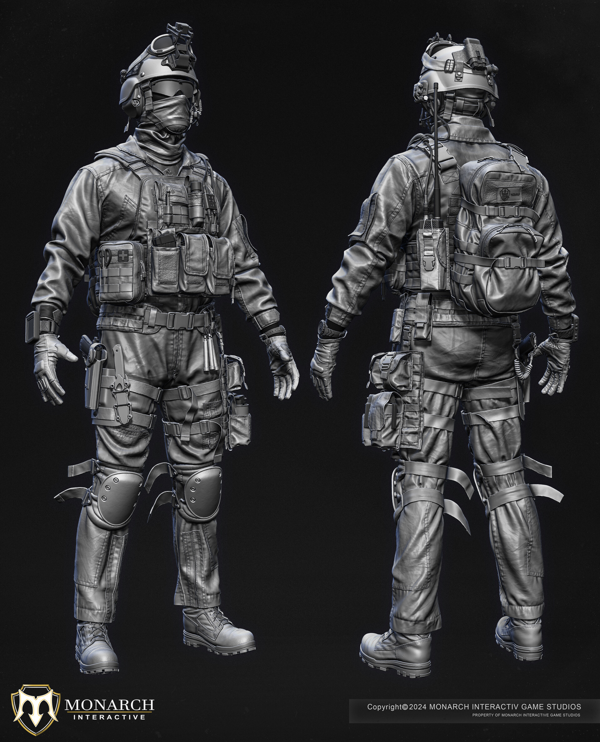 Monarch Interactive Game Studios - Military Soldier | Portfolio - 2024