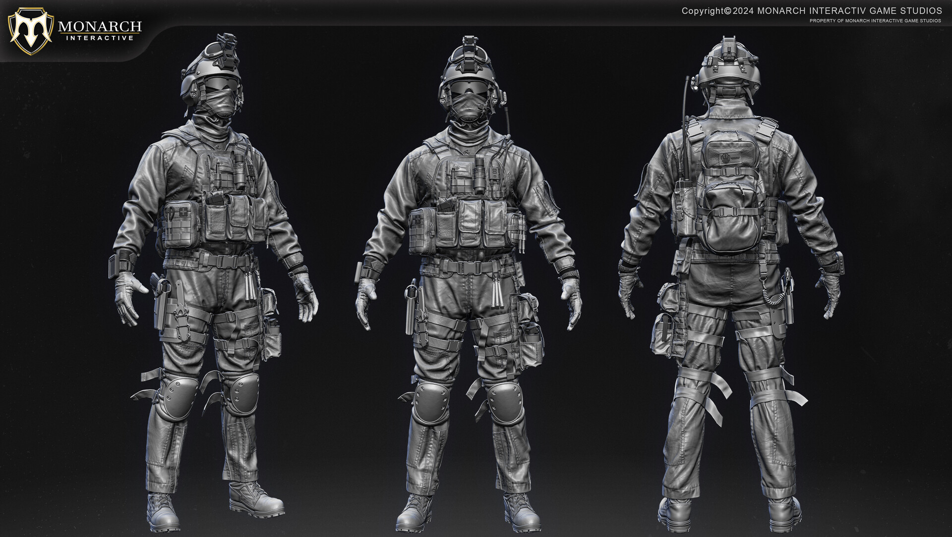 Monarch Interactive Game Studios - Military Soldier | Portfolio - 2024