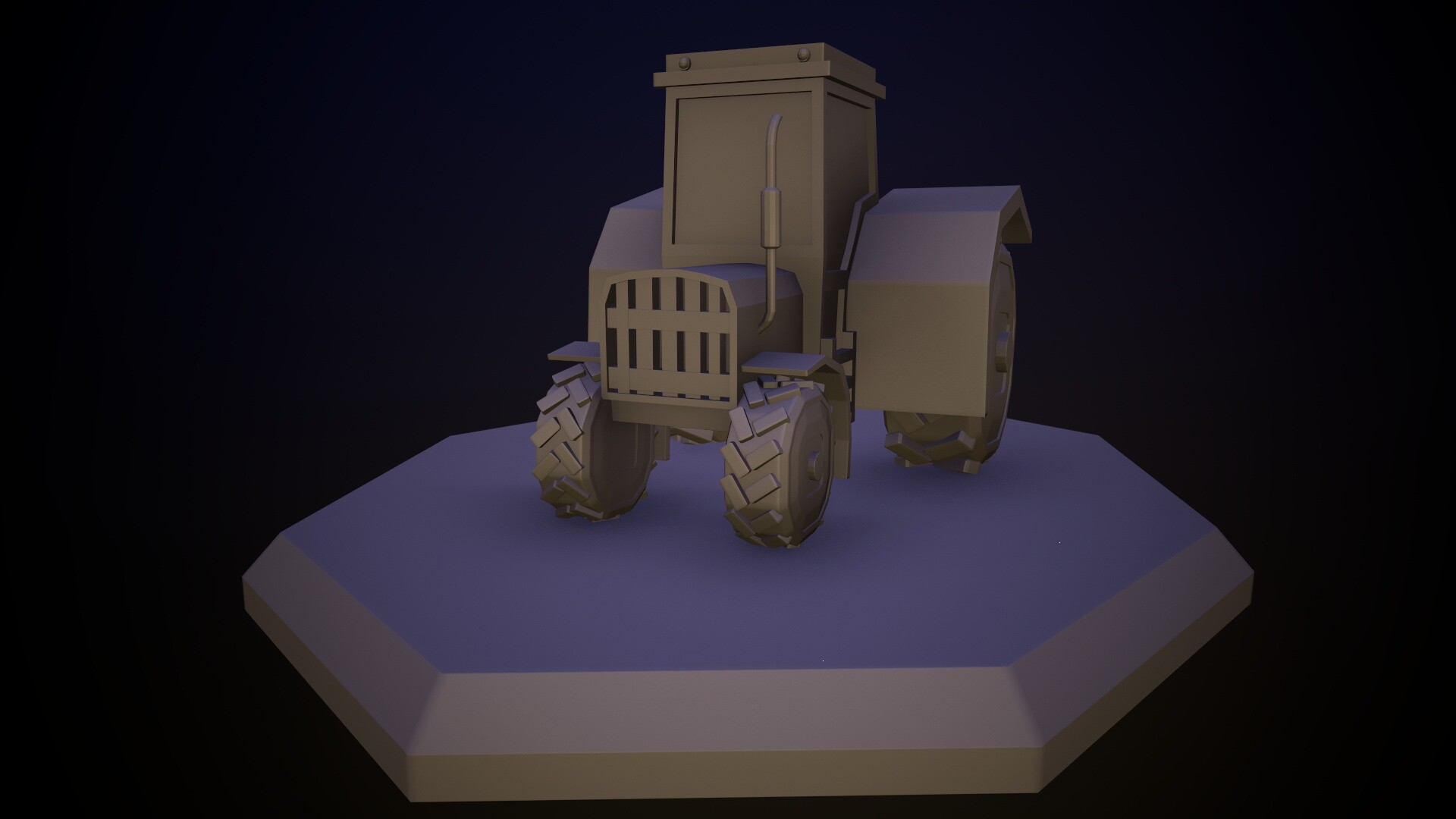 ArtStation - Low Poly Vehicle!