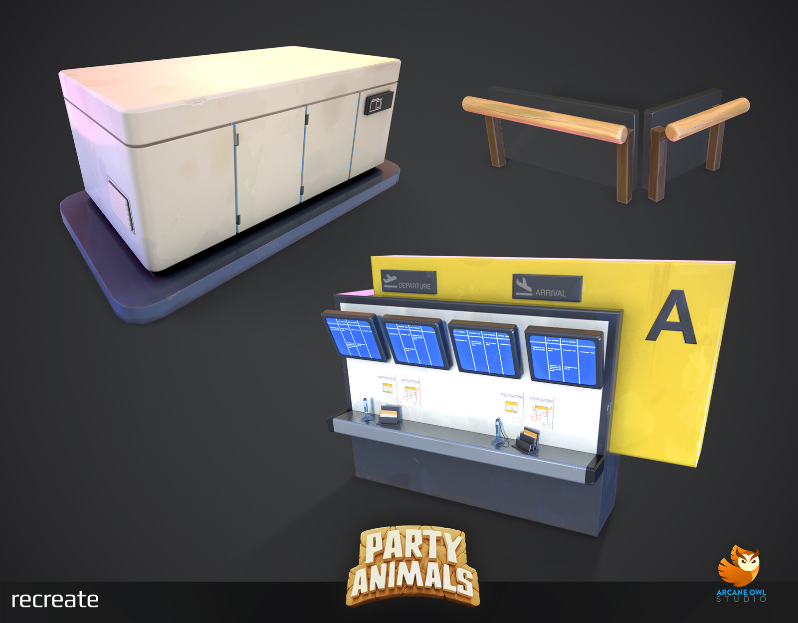 Arcane Owl Studio - Party Animals - Luggage Chaos:Props