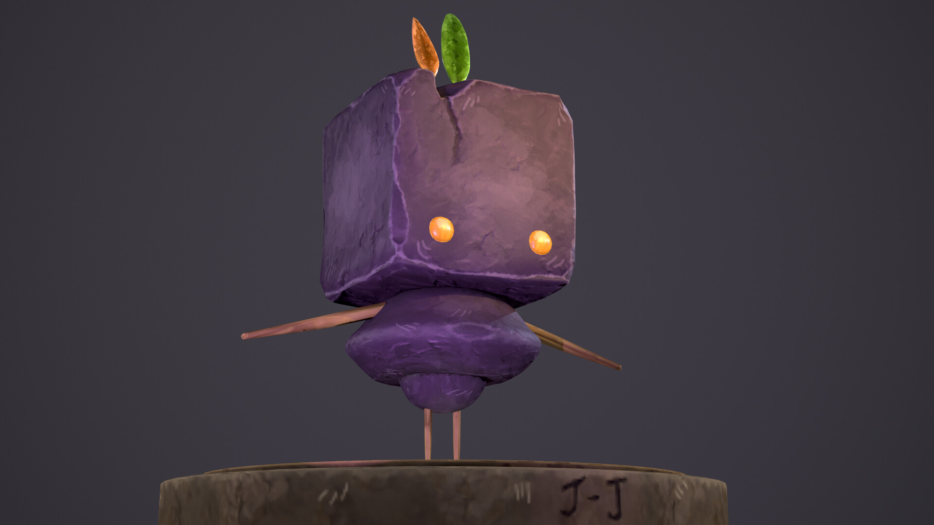ArtStation - J-J Rock Buddy Stylized Character