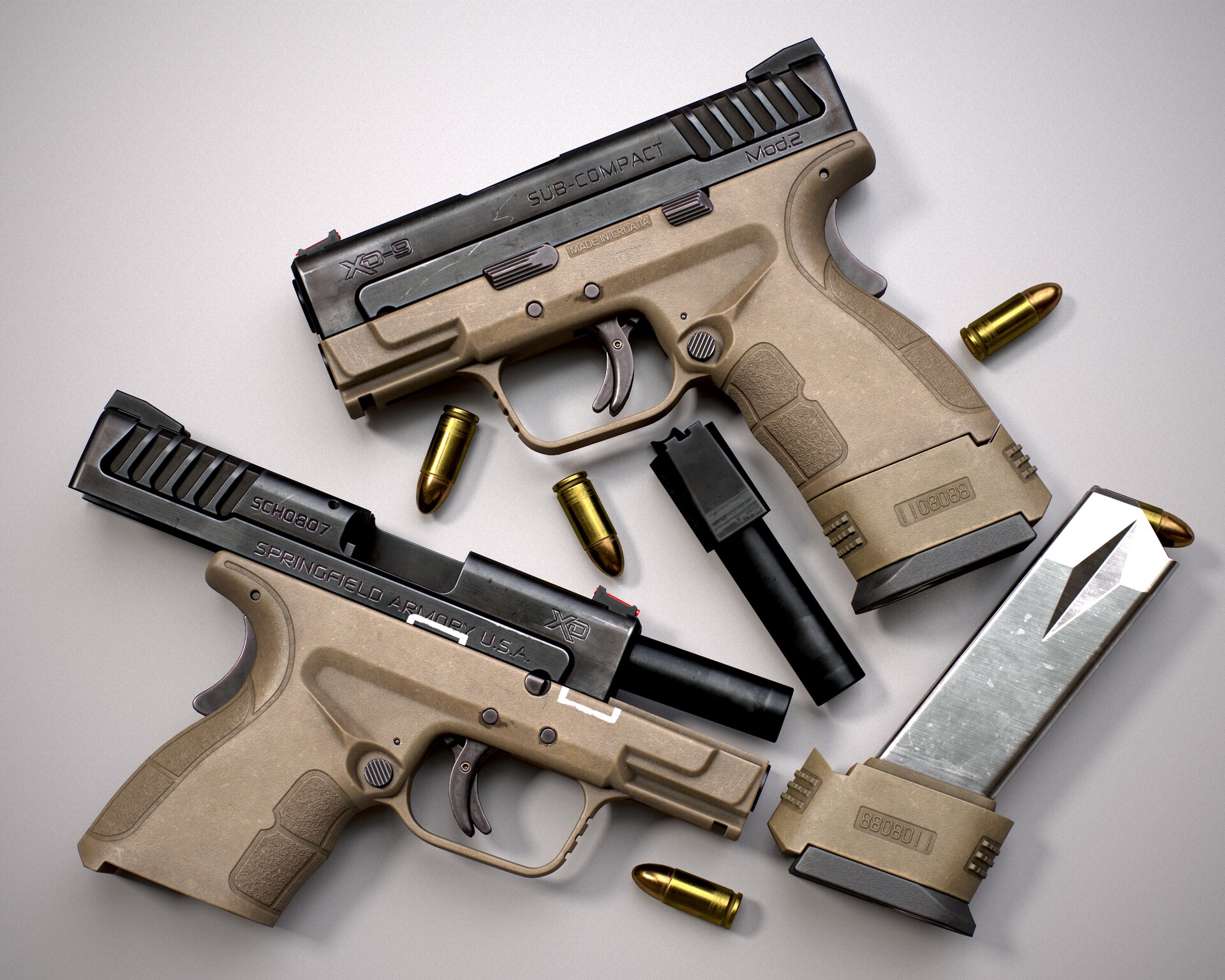 ArtStation - Springfield Mod.2 Subcompact