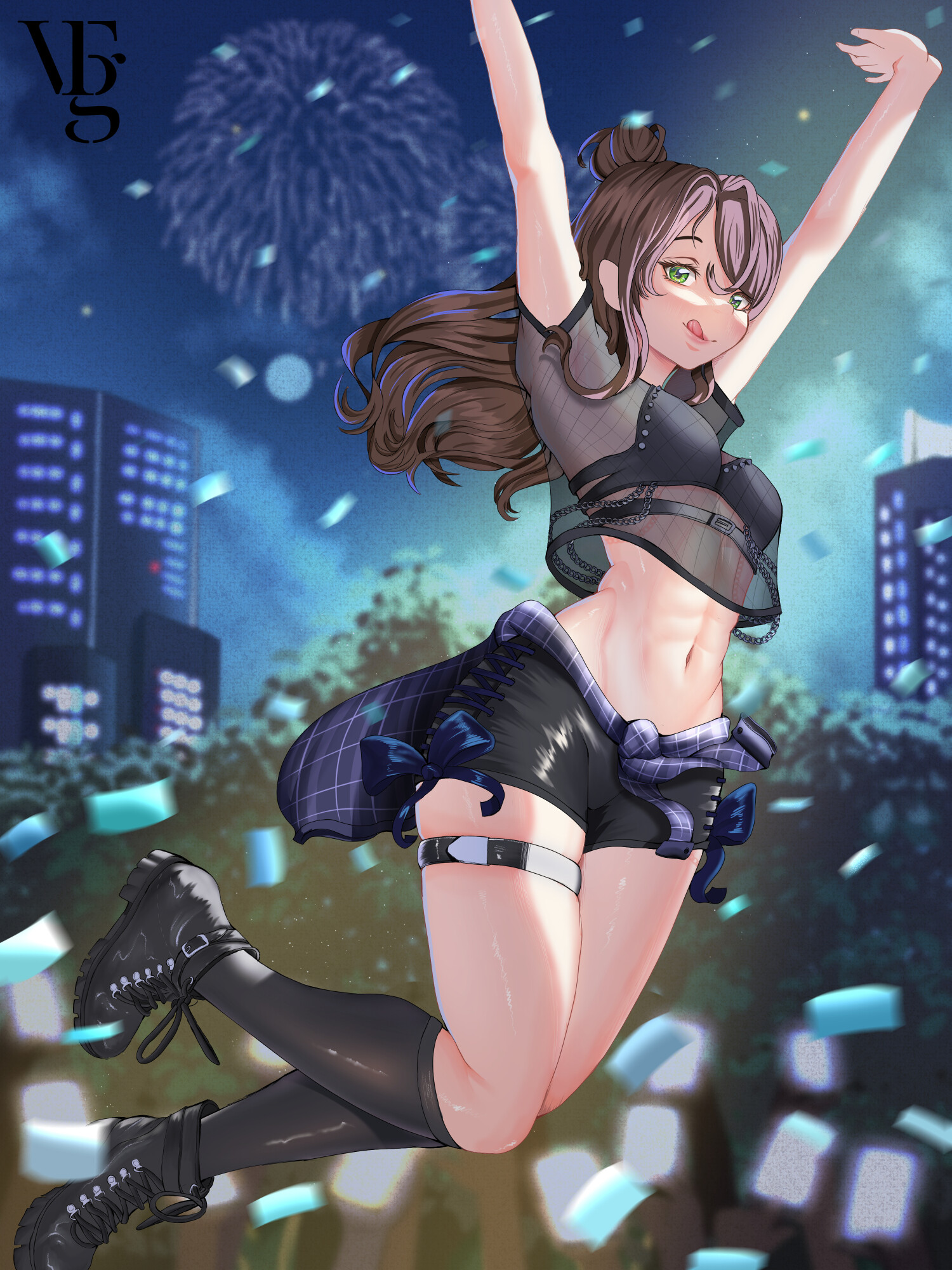 ArtStation - Fun in the city (commission)