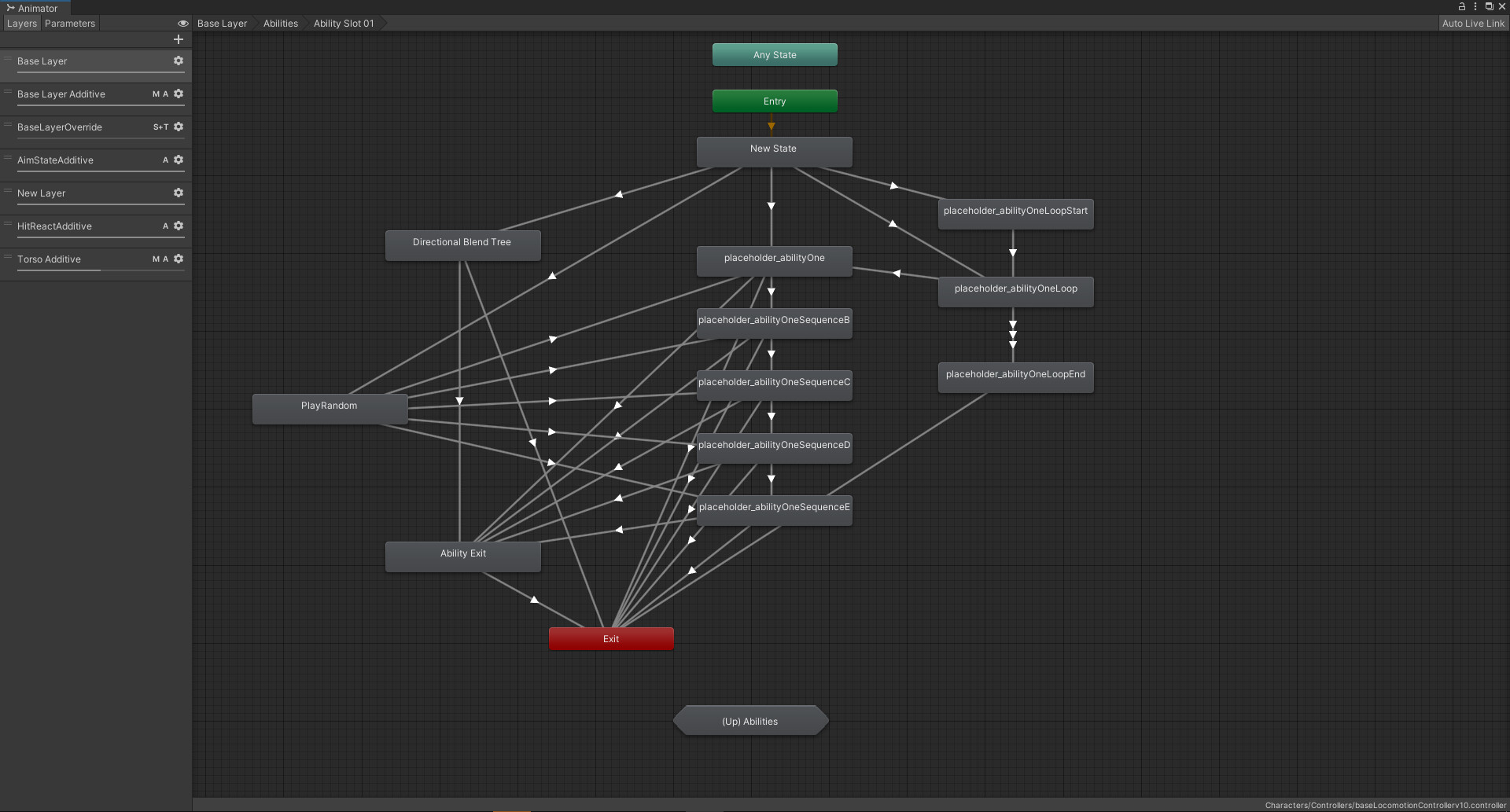 ArtStation - Unity Universal Ability Animation SubState machine
