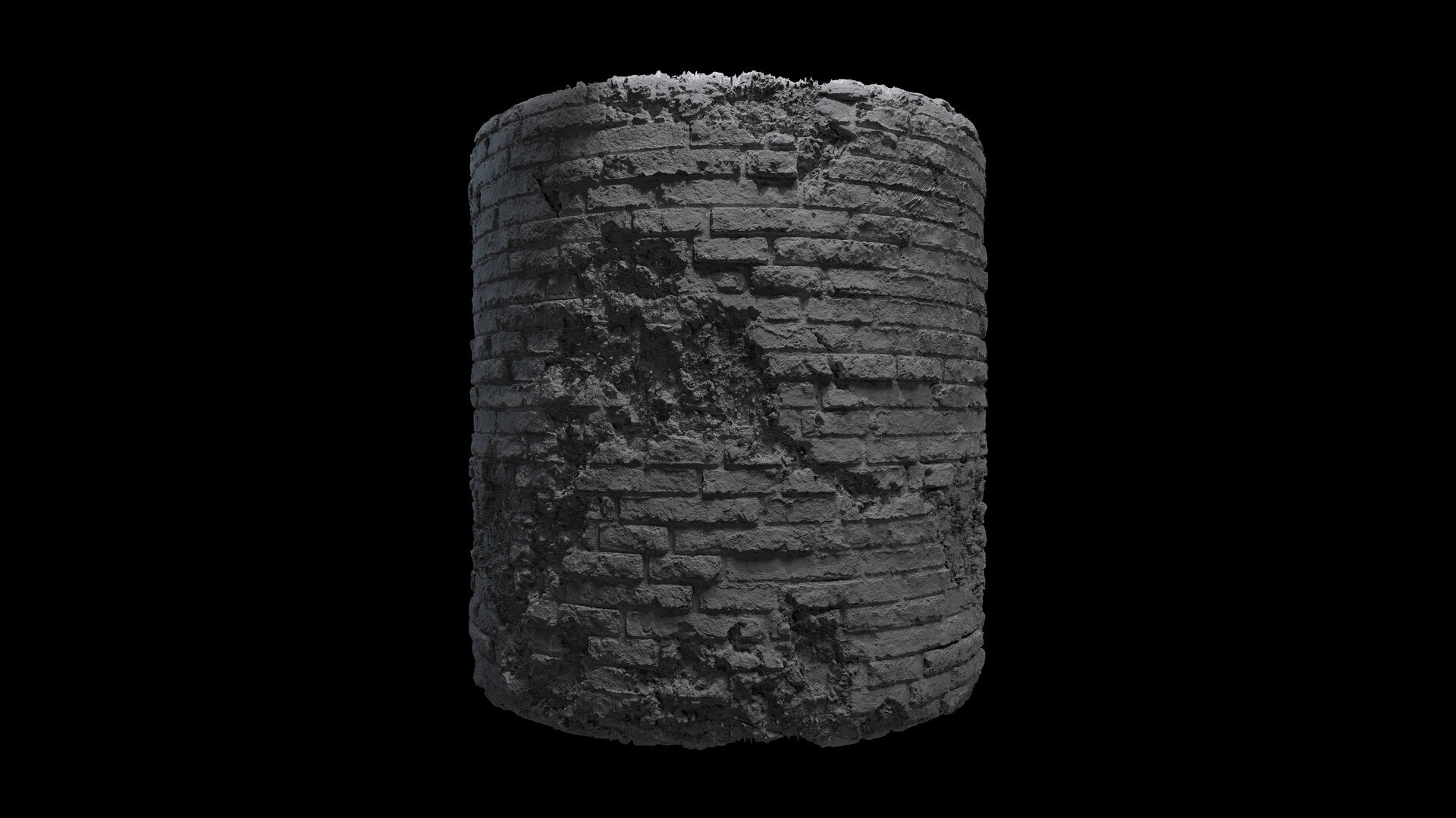 ArtStation - Damaged Brick Wall