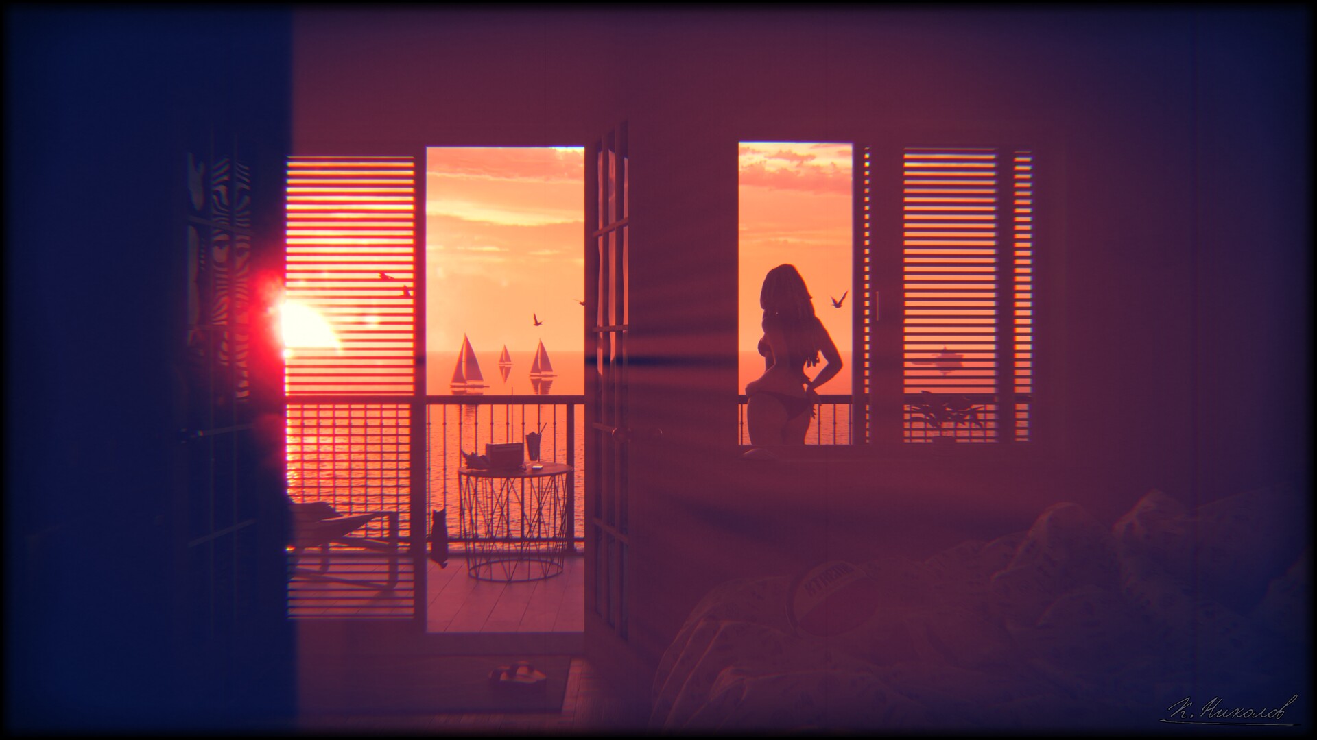 ArtStation - Hot night