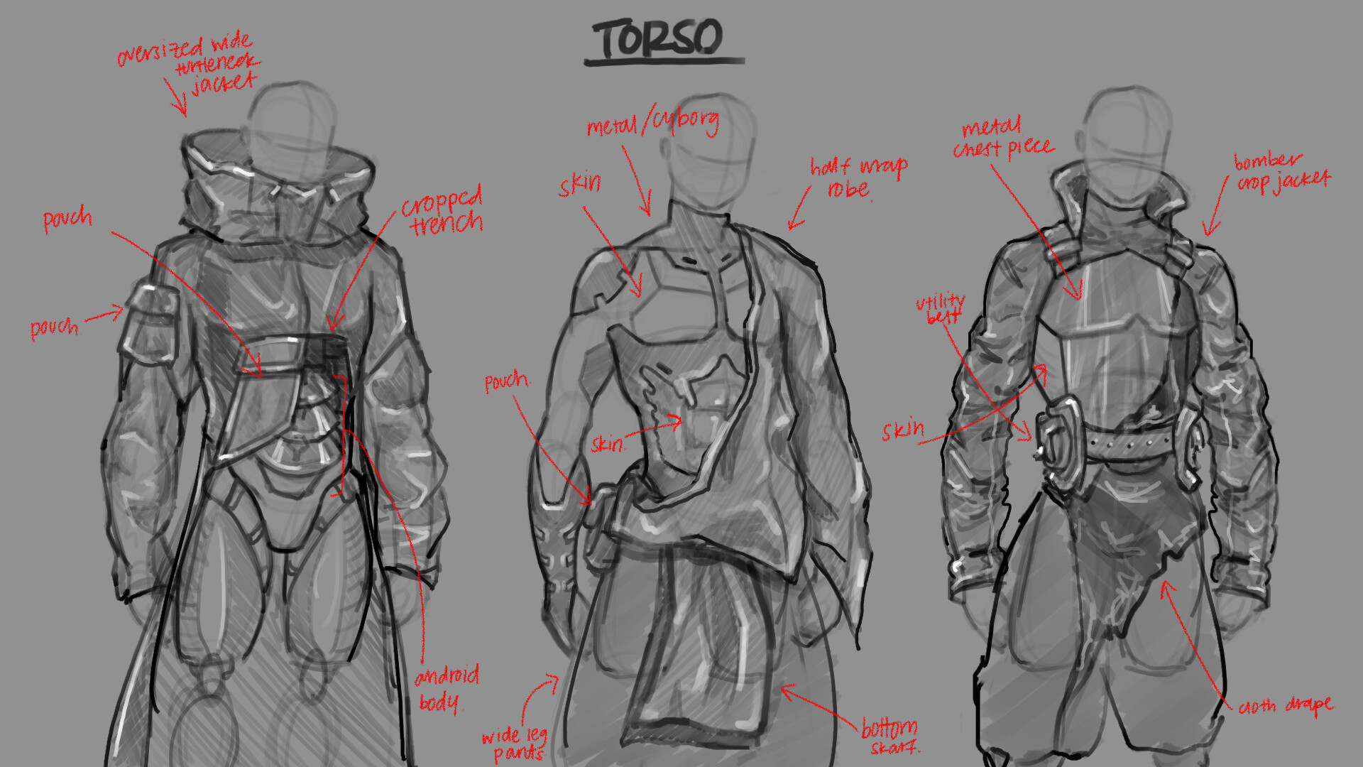 ArtStation - Male Cyborg Character Concept