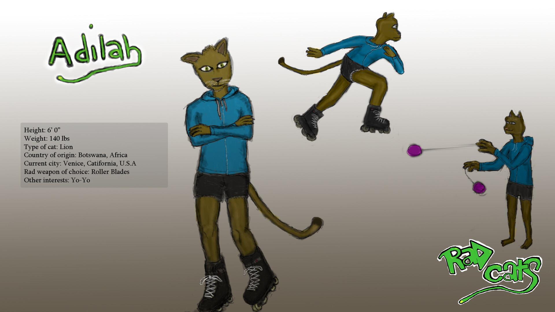 ArtStation - Adilah The Lioness (Rad Cats)