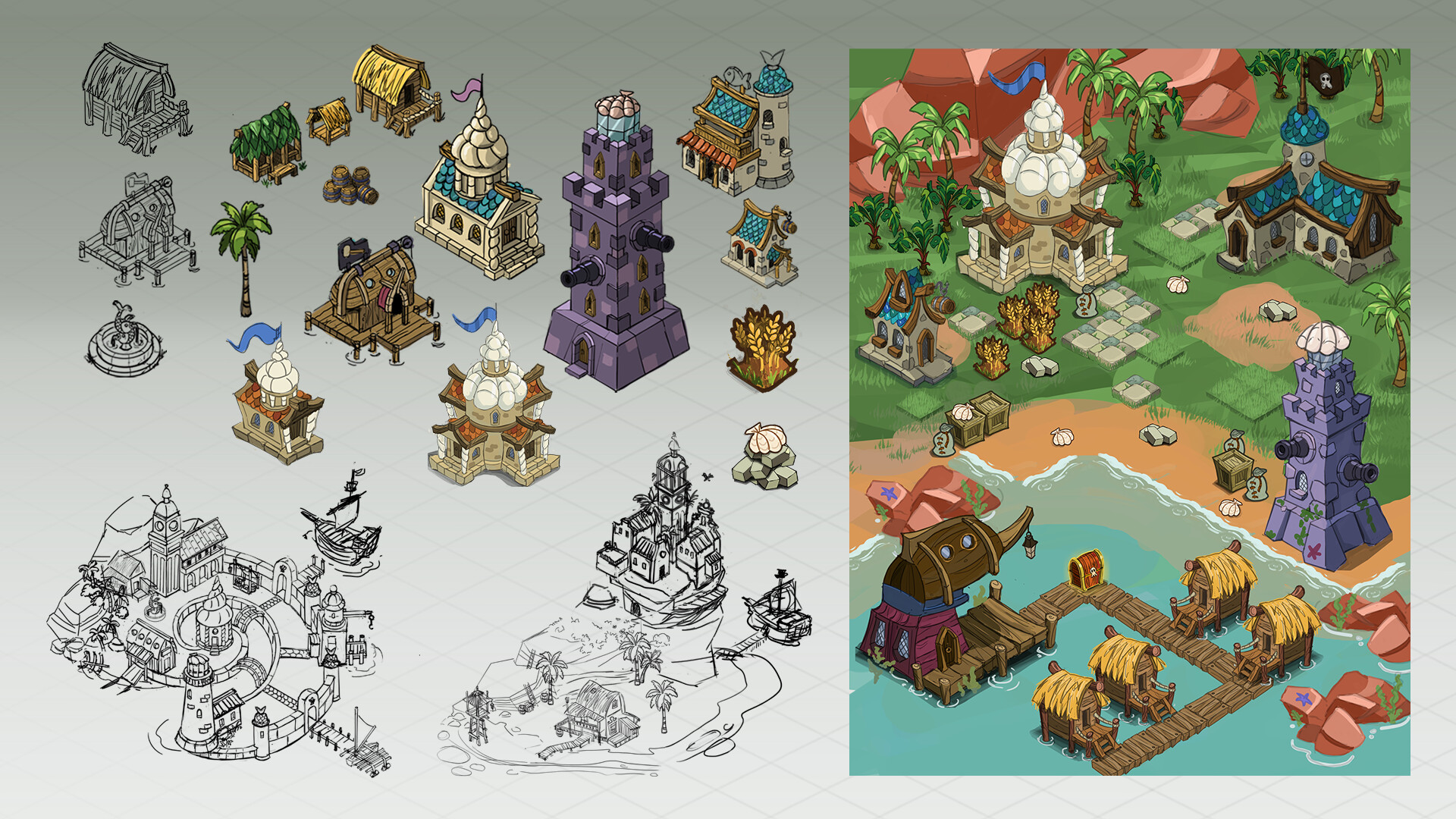 ArtStation - Test Pirate theme game assets