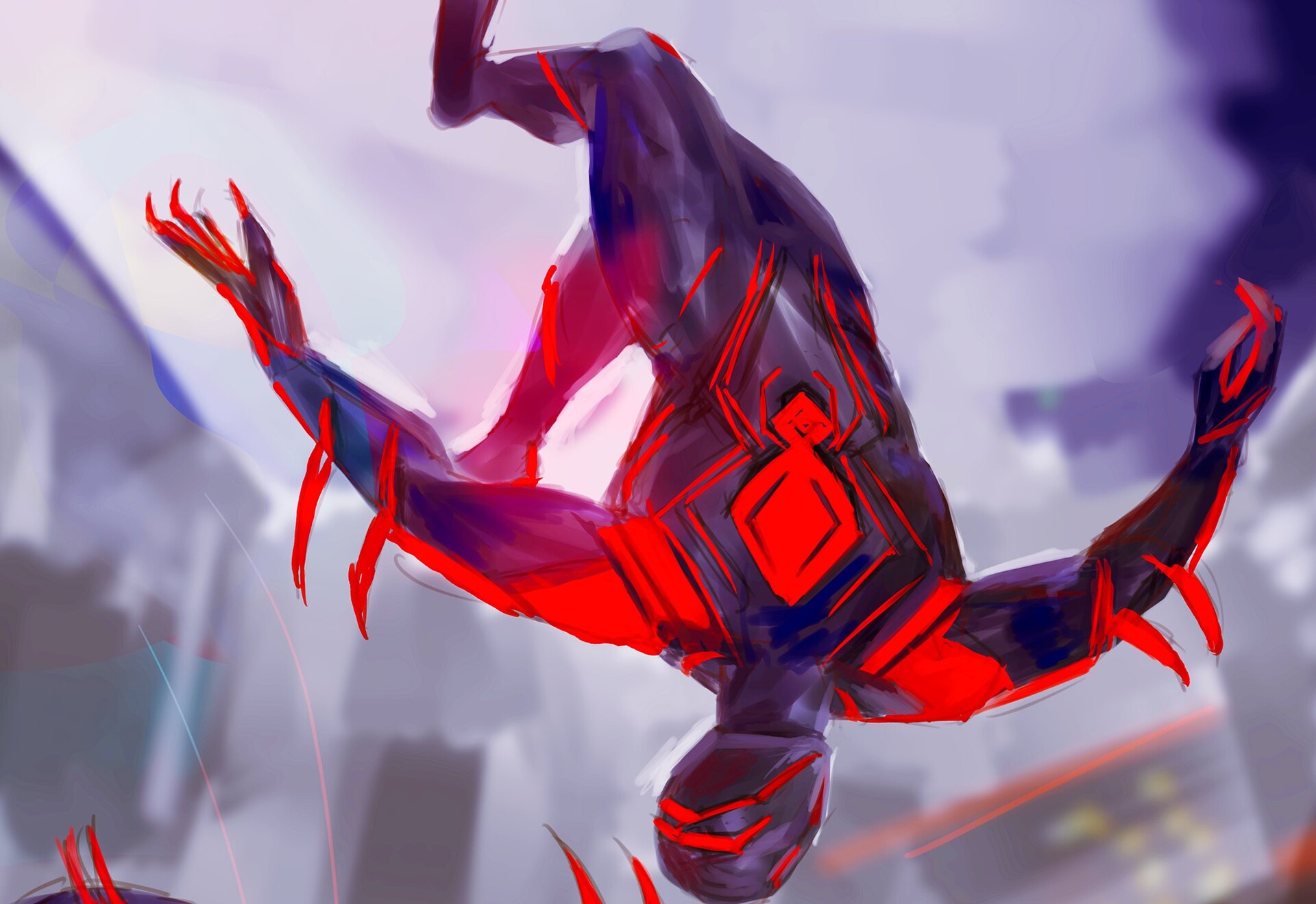 ArtStation - across the spiderverse