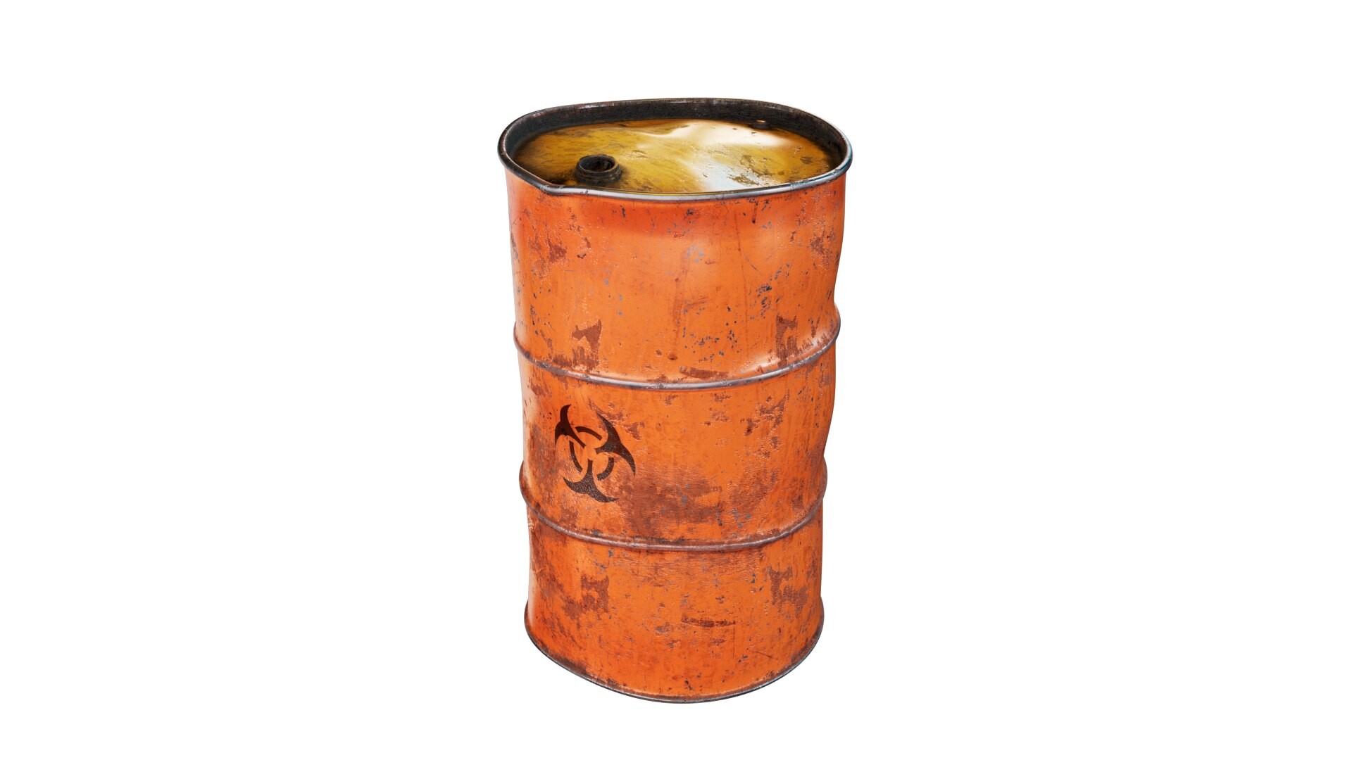 ArtStation - Oil Barrel 3d model with texture