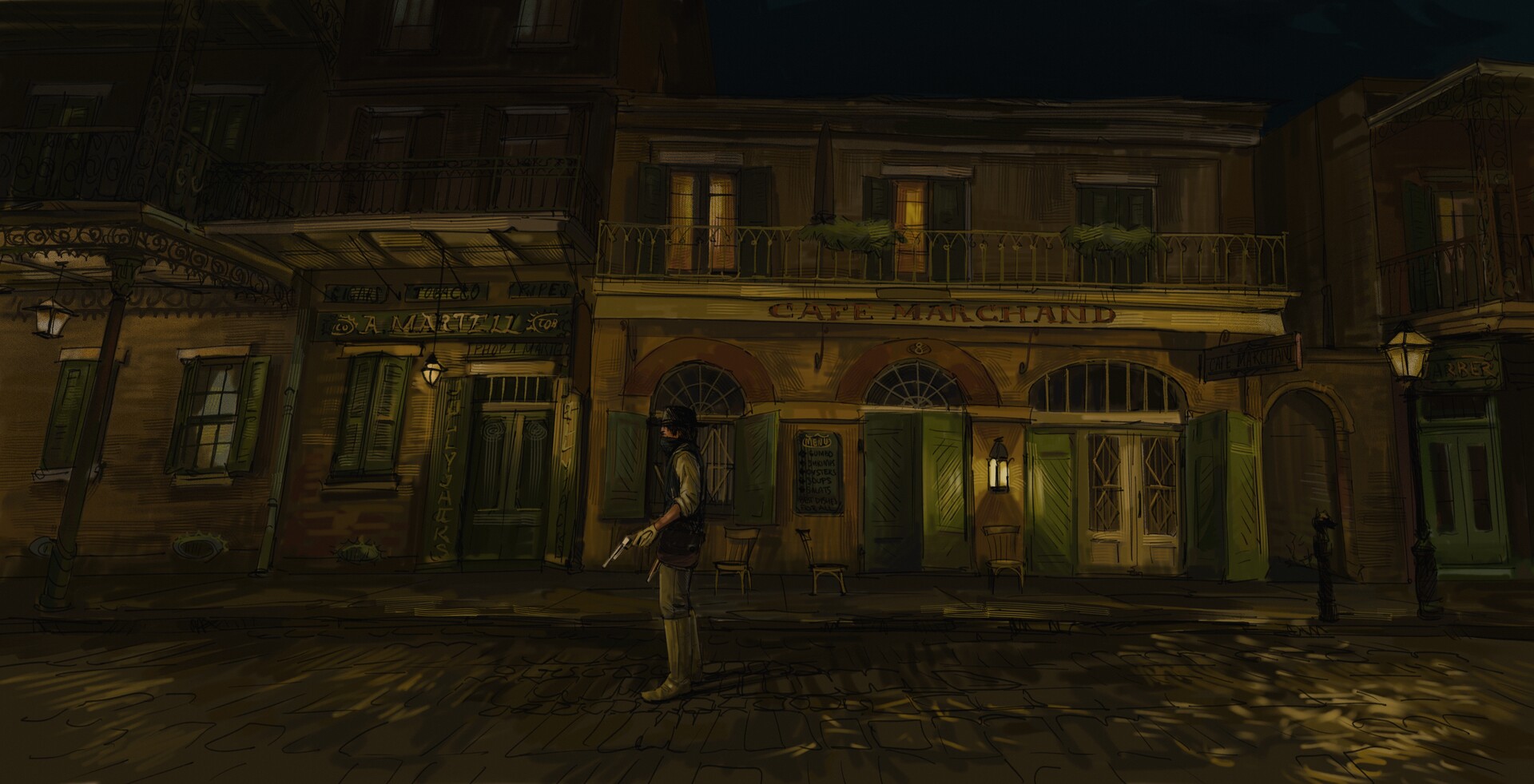 ArtStation - New Orleans in Red Dead Redemption 2