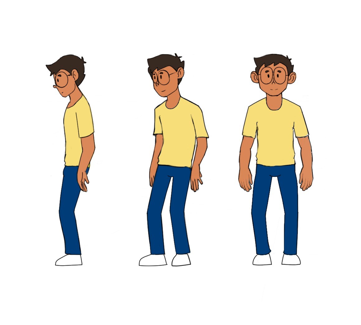 ArtStation - Character Design Sheet for the University short film ...