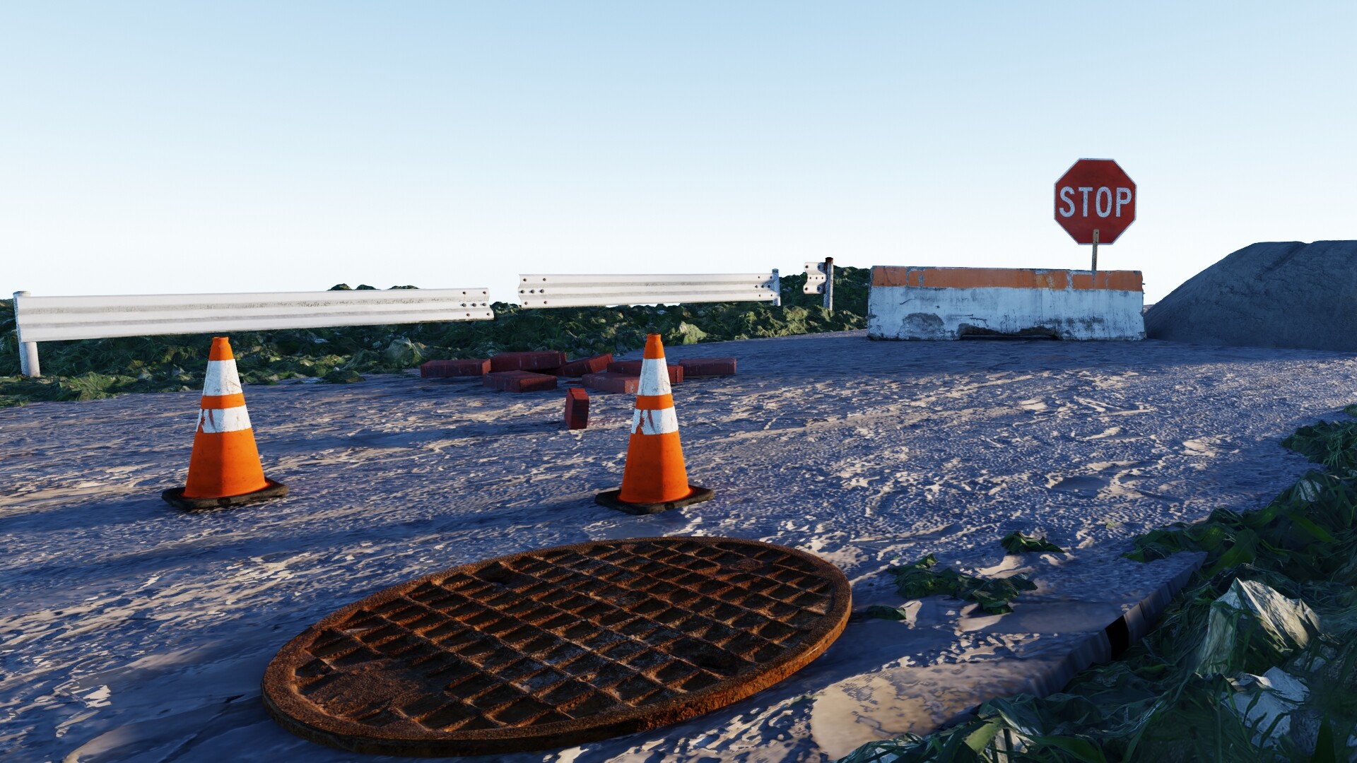 ArtStation - Roadside Construction