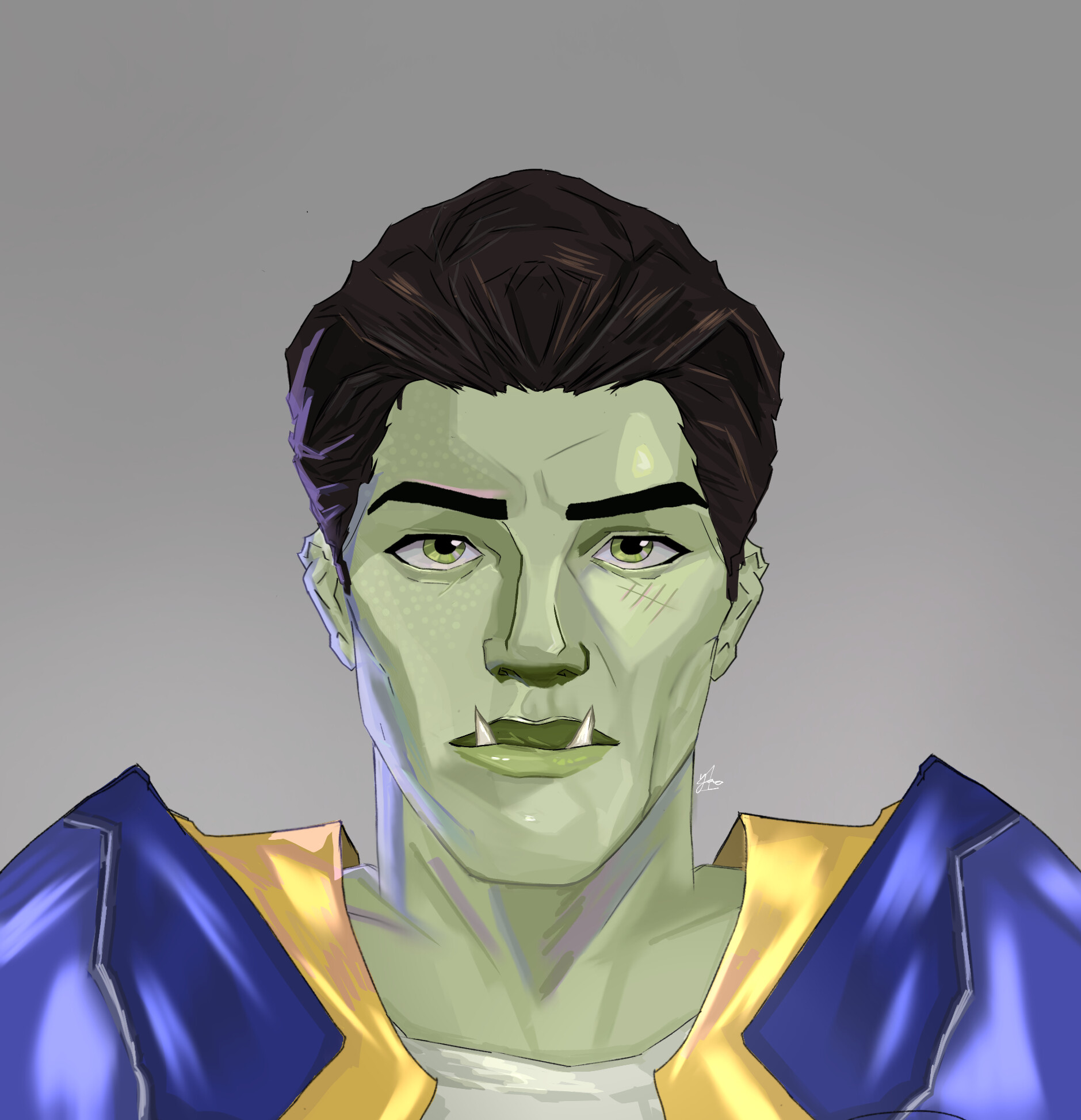 ArtStation - Commissioned an oc of the Spiderverse Style