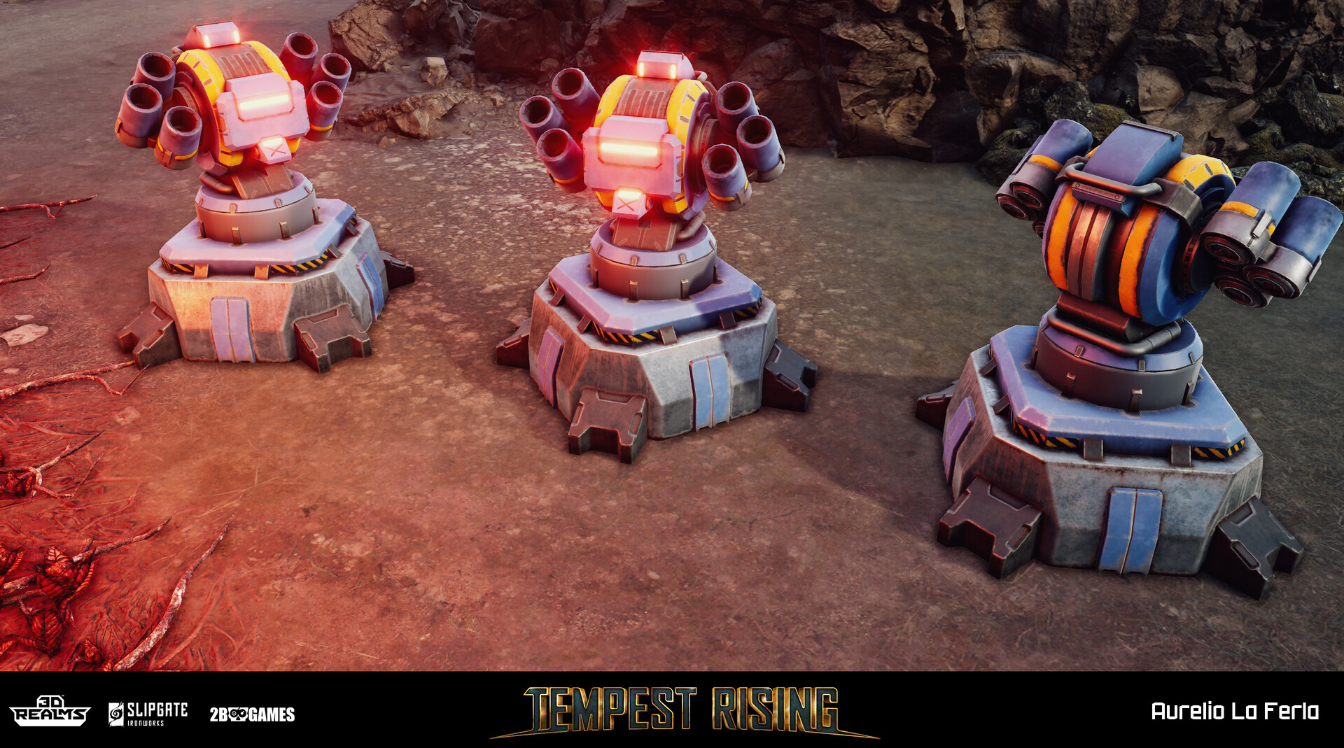 Aurelio La Ferla - GDF Grenade Turret - Tempest Rising - Game Ready