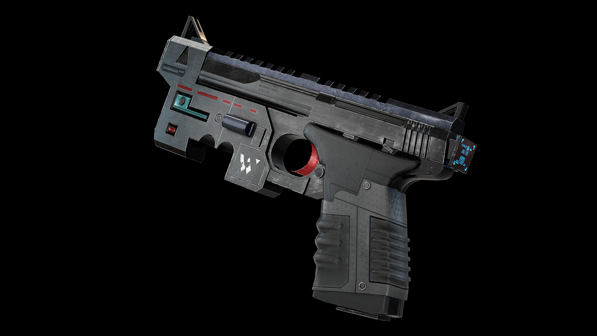 ArtStation - Cyberpunk Pistol
