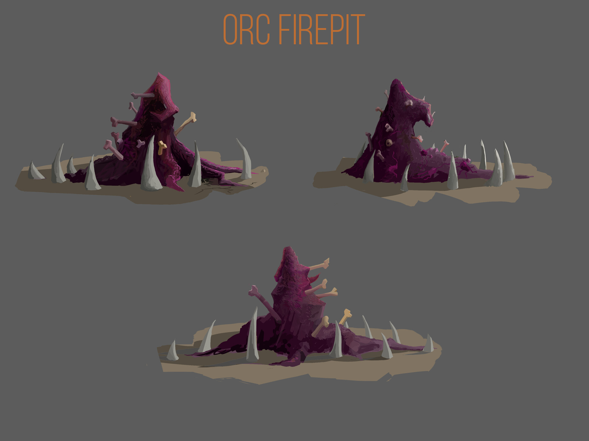 ArtStation - World of Warcraft Orc Firepit