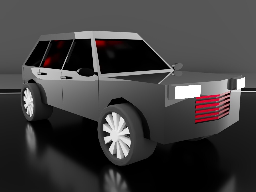 ArtStation - 3D gaming car