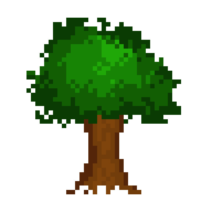 ArtStation - Tree Pixel Art