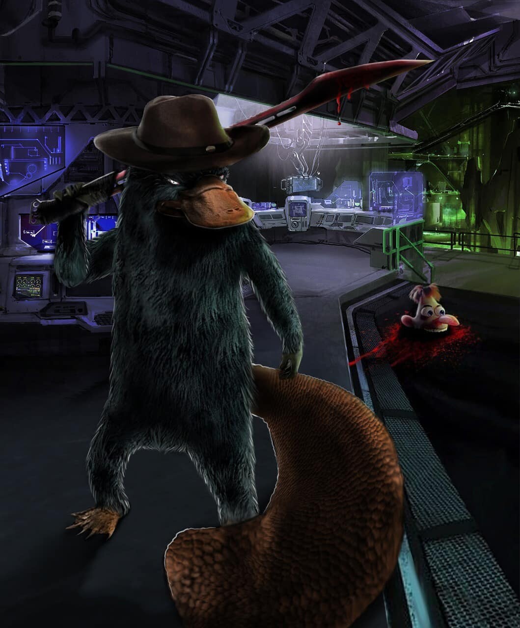 ArtStation - conceptualization of the character Perry the Platypus for ...