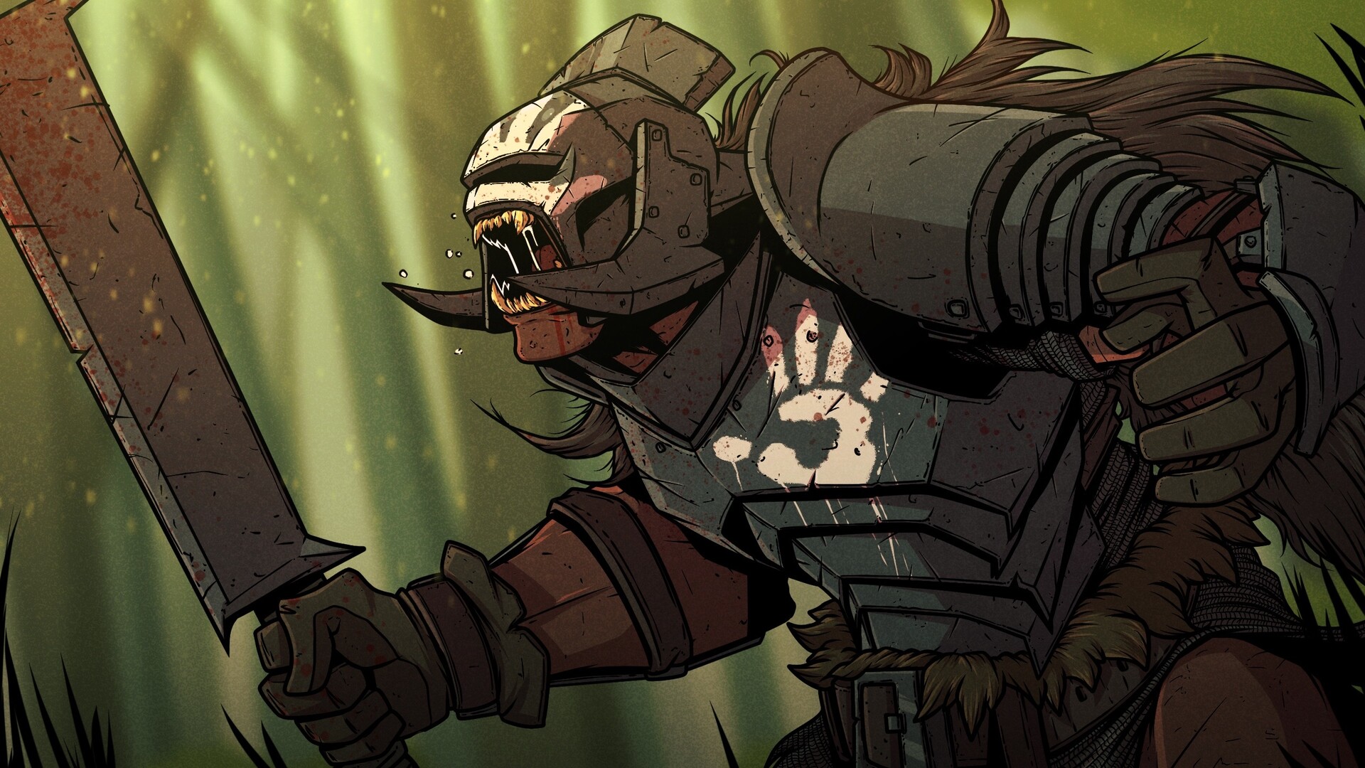 Irlander Illustrations - Uruk Hai Warrior