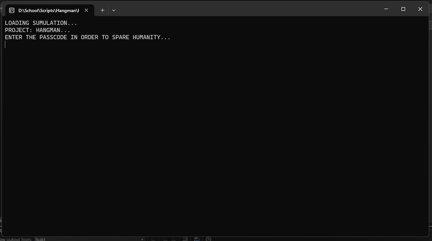 ArtStation - Hangman Project