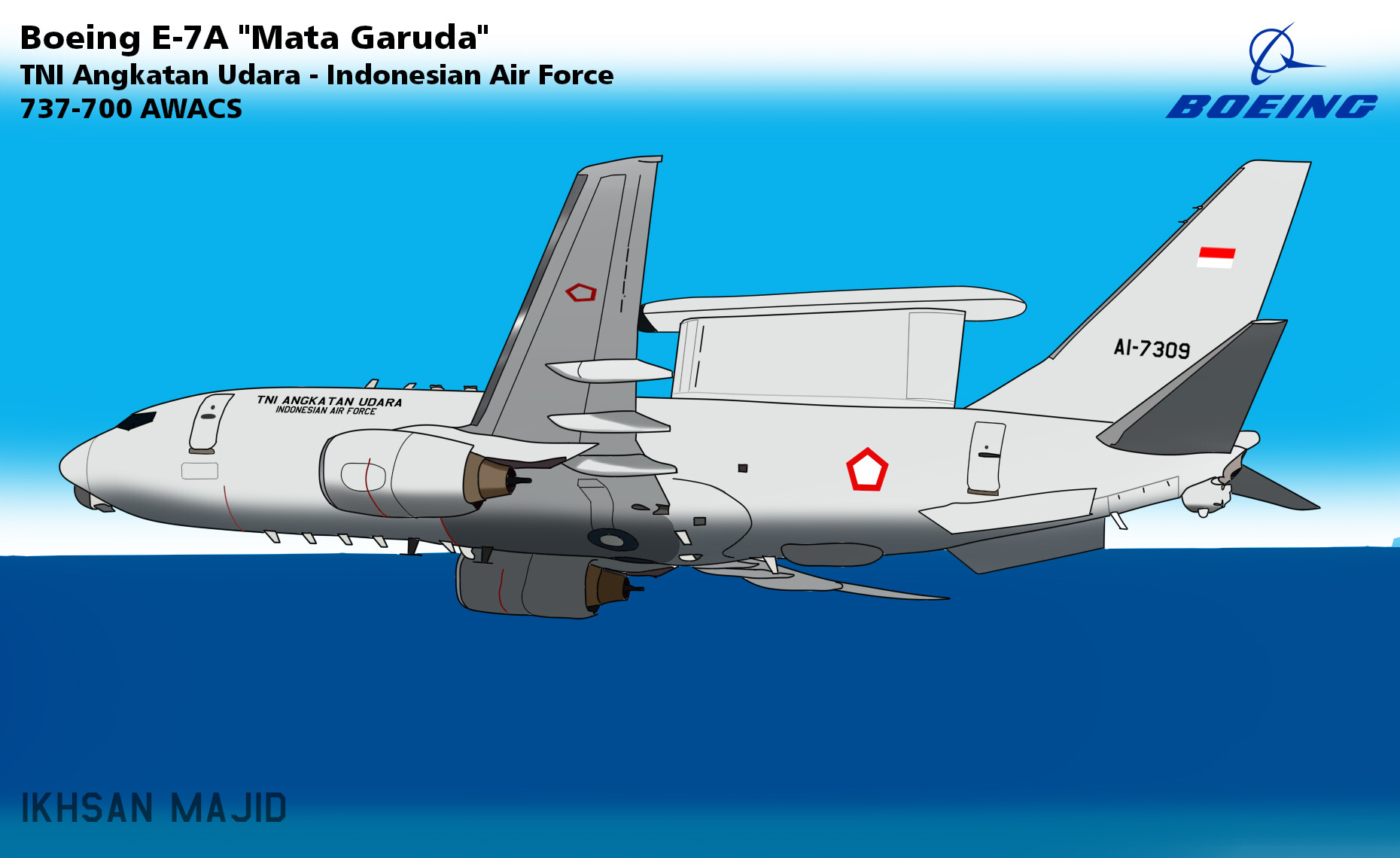 ArtStation - E-7A and P-8 Poseidon Indonesia