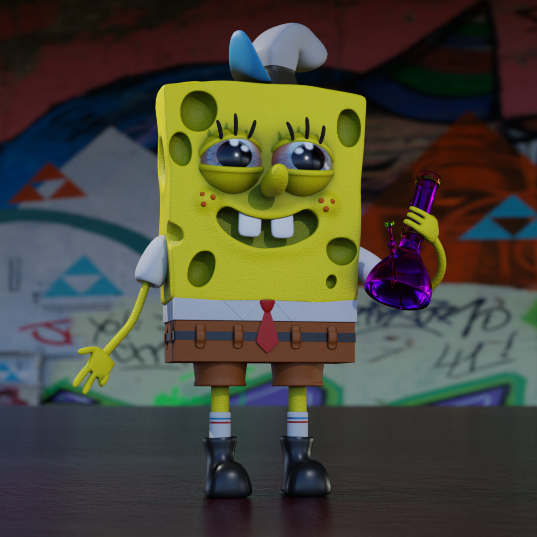 ArtStation - SpongeBob JunkiePants