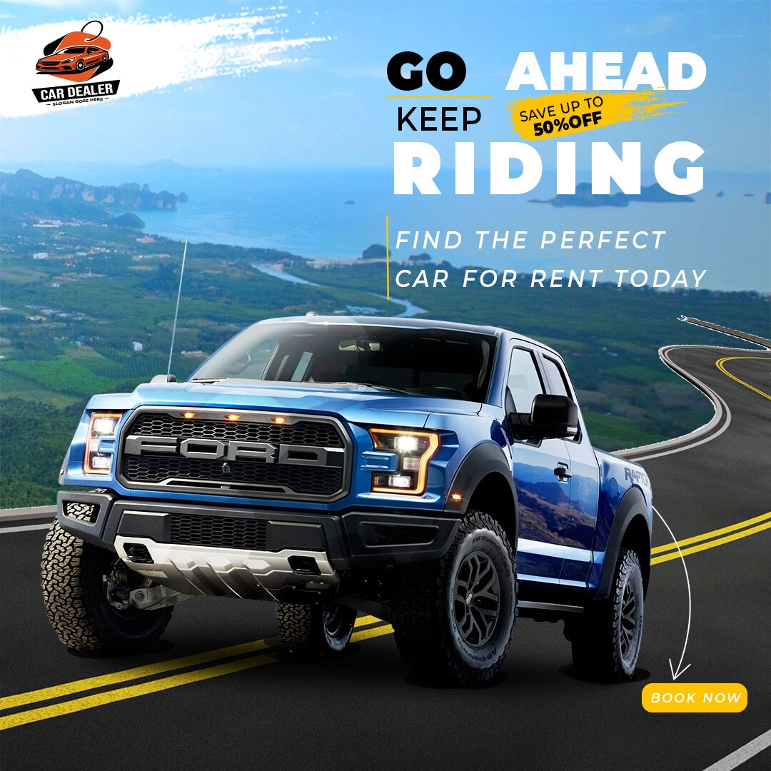 ArtStation - Ford Car Social Media Post Design