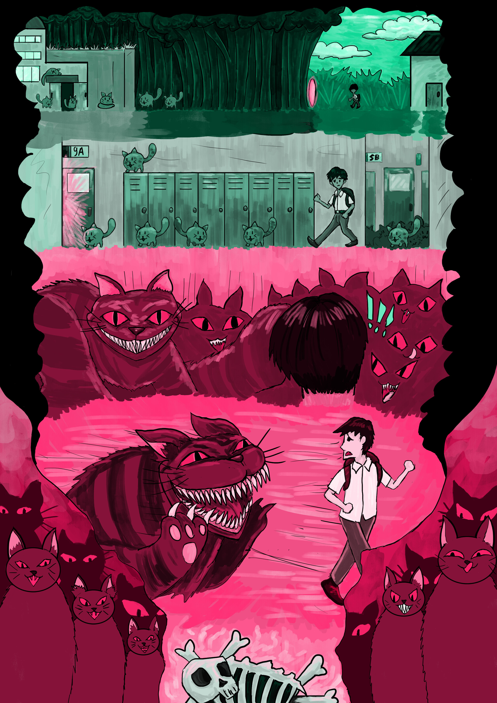 ArtStation - Cat Hunt - Sequential Illustration