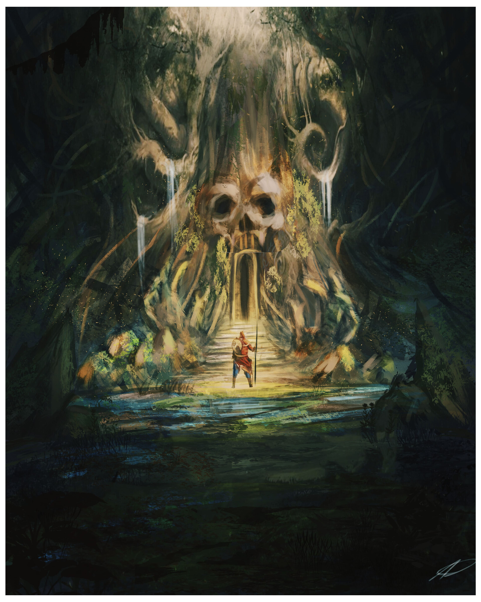 ArtStation - DARK ANCIENT TREE