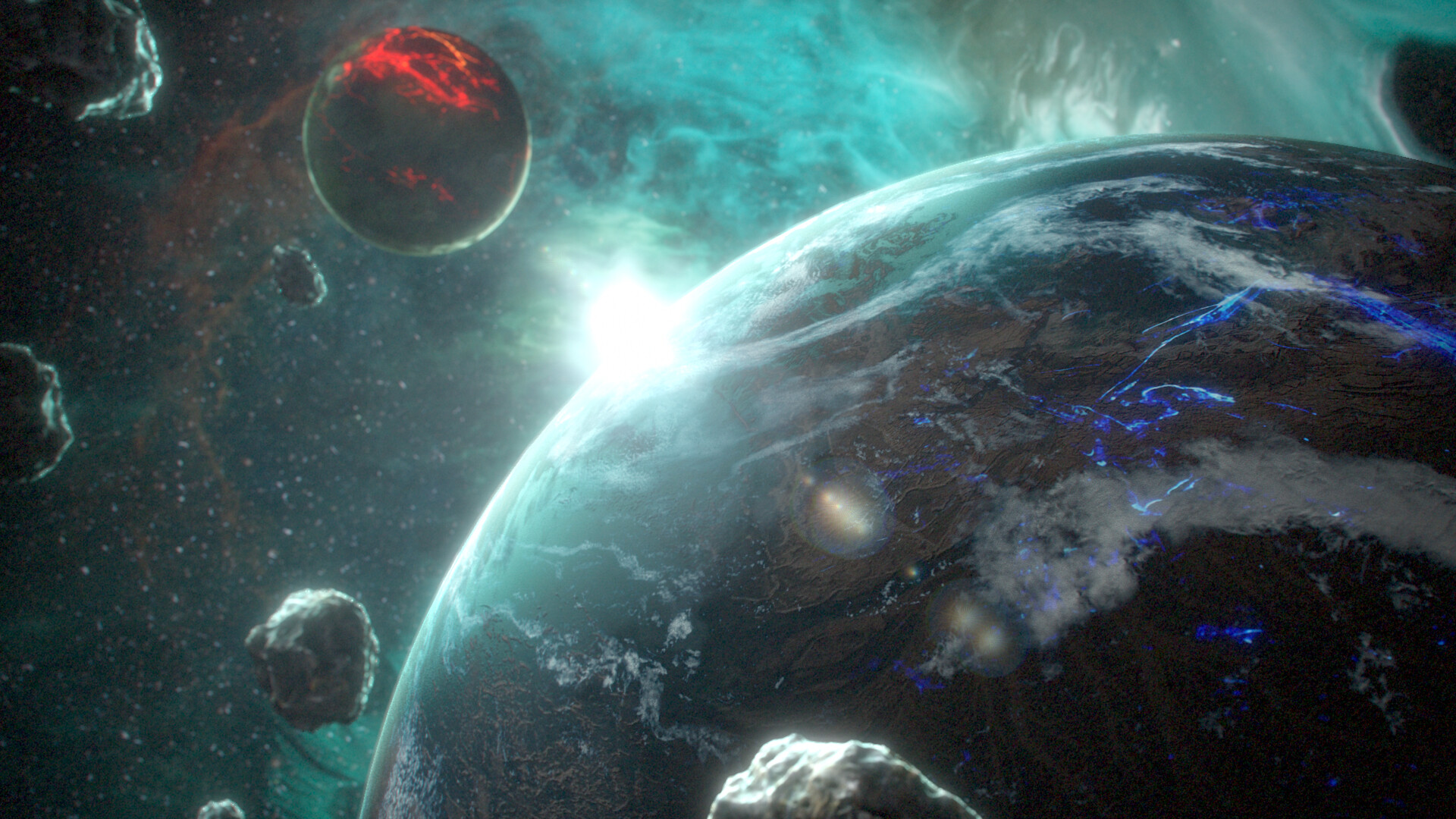 ArtStation - Space compositing shot