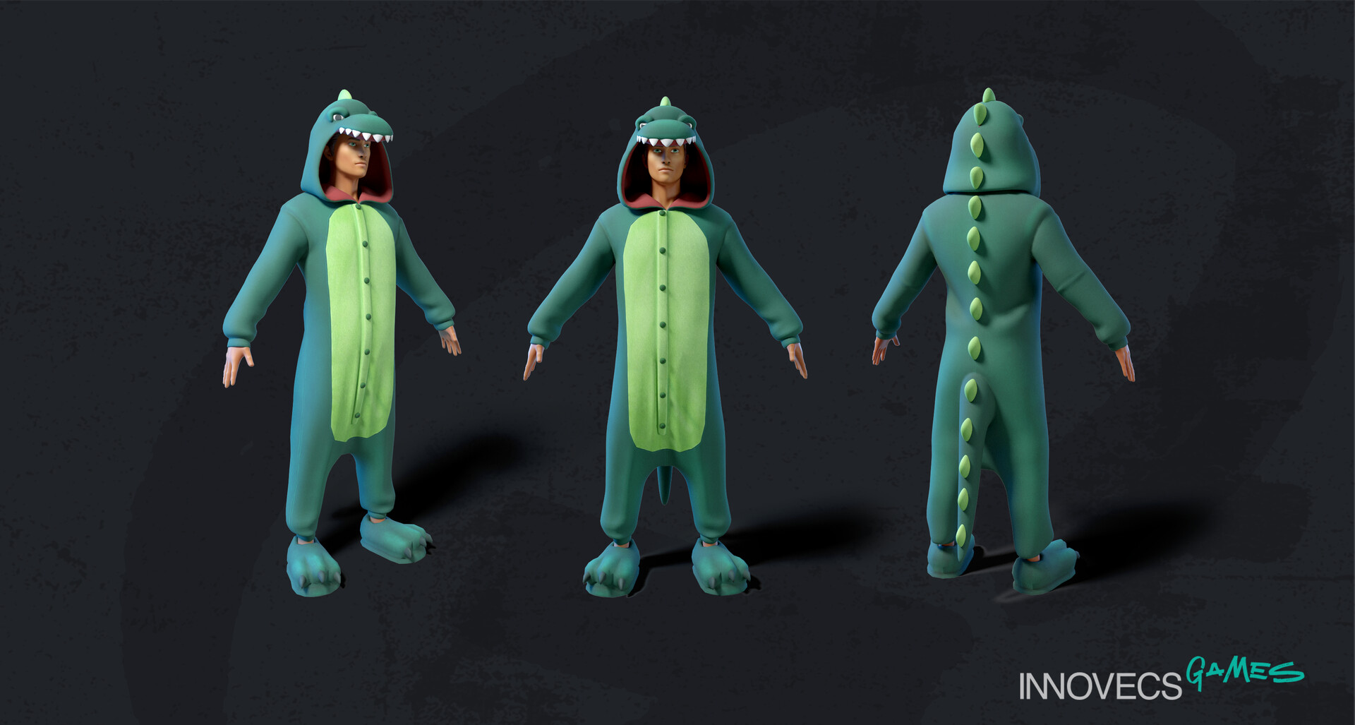 ArtStation - Custom Characters game-ready model