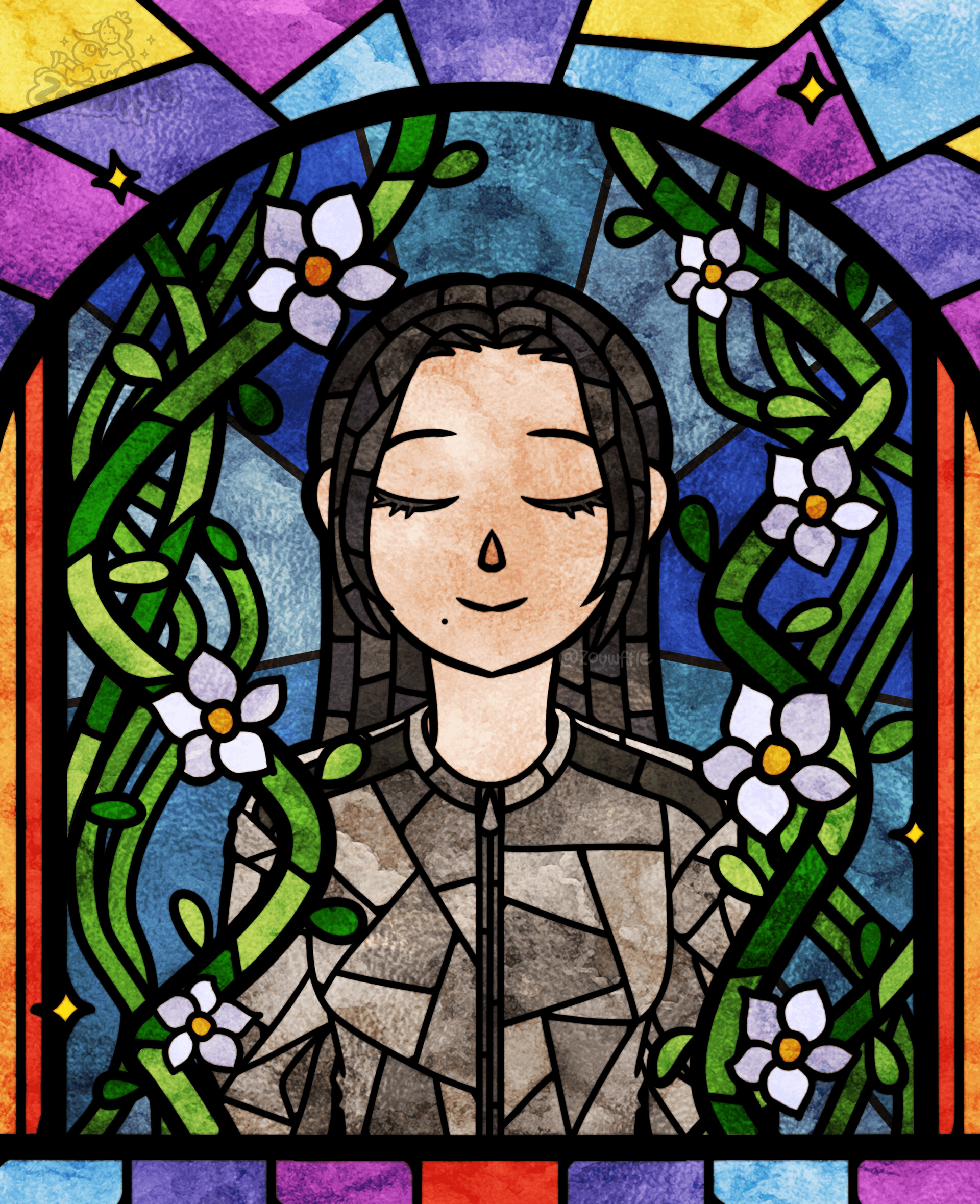 ArtStation - OC Digital Stained Glass Art