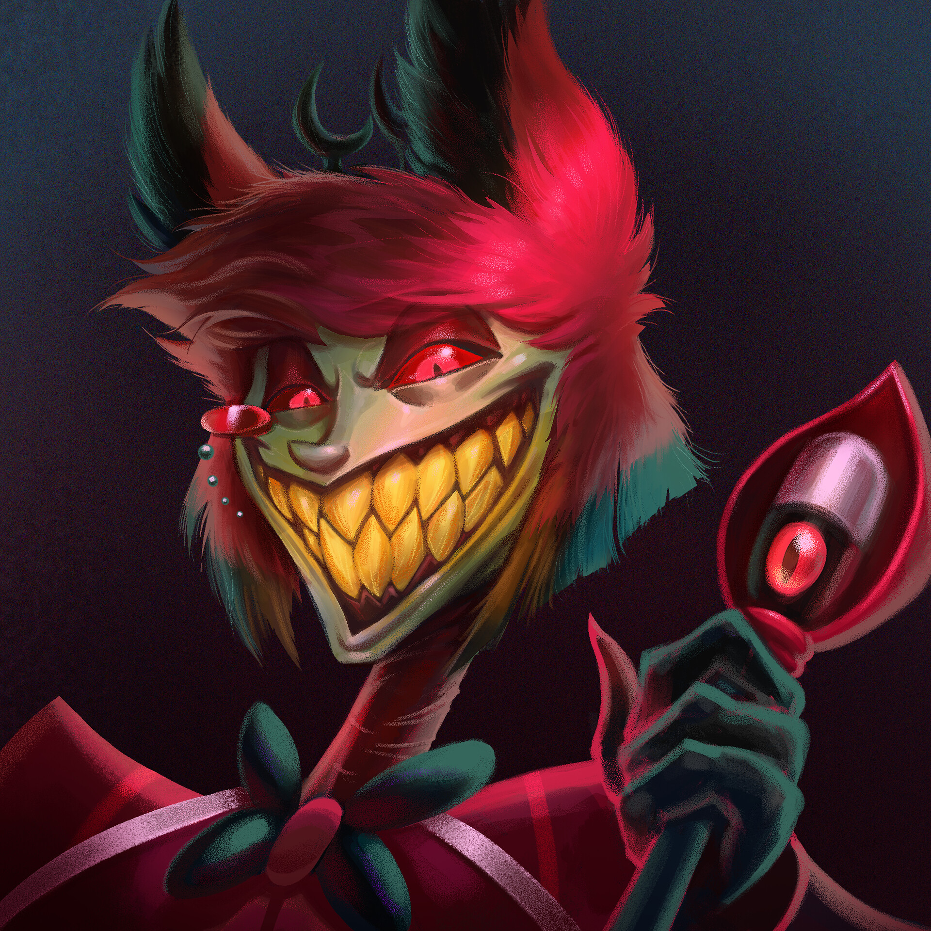 ArtStation - Alastor (Hazbin Hotel)