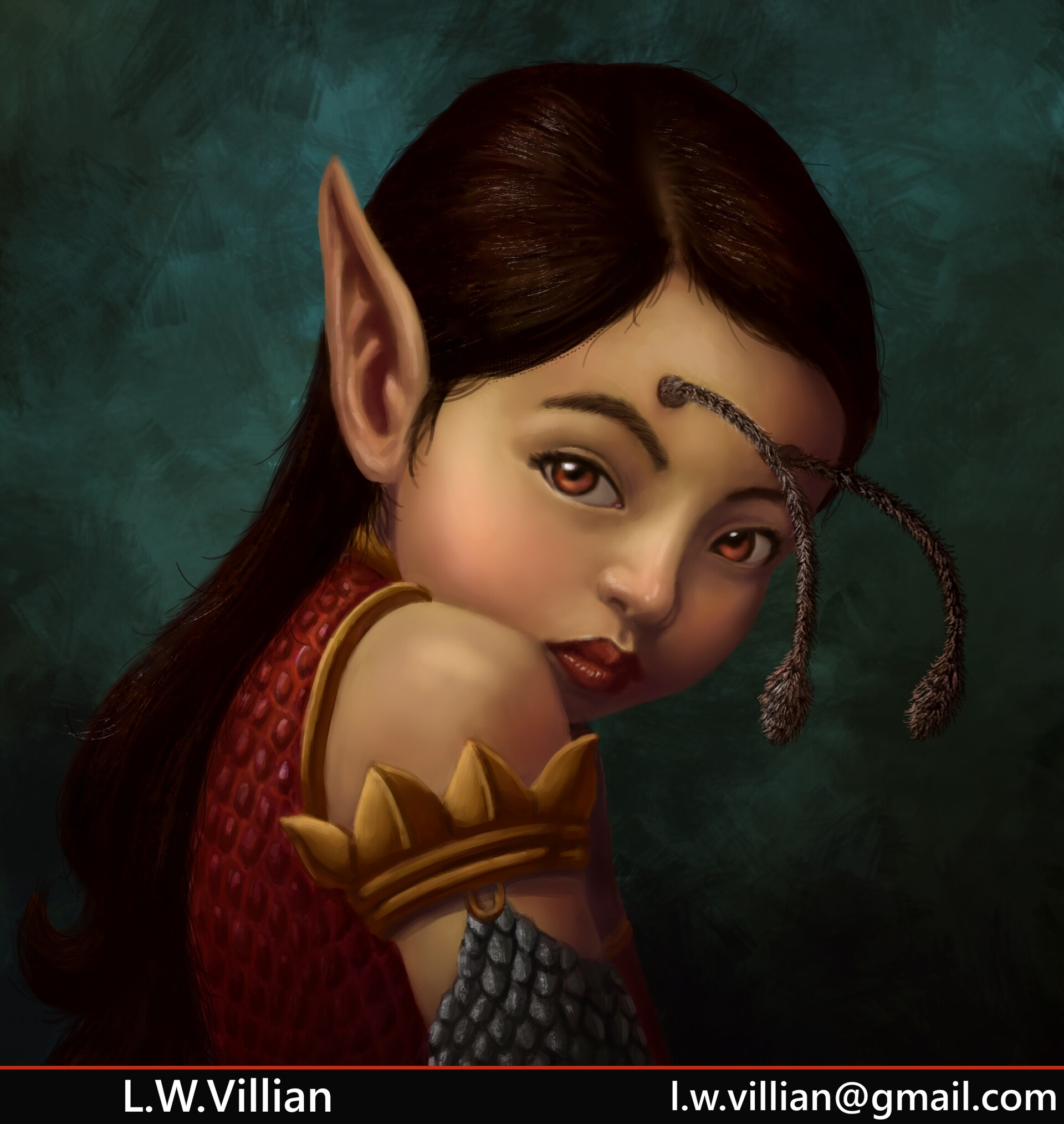 ArtStation - fire nymph