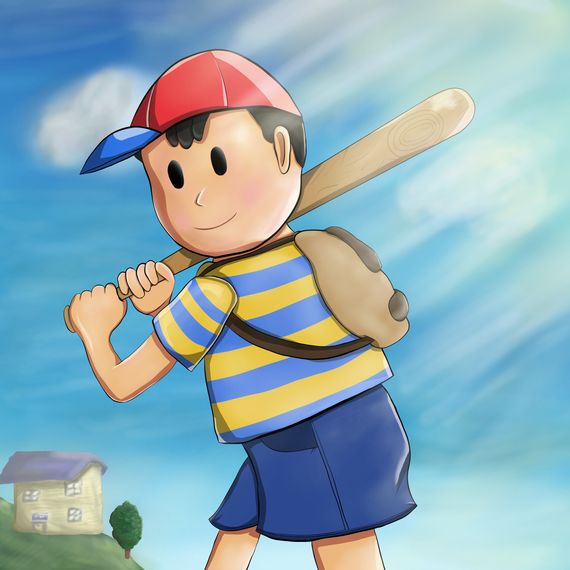 ArtStation - Ness - Earthbound