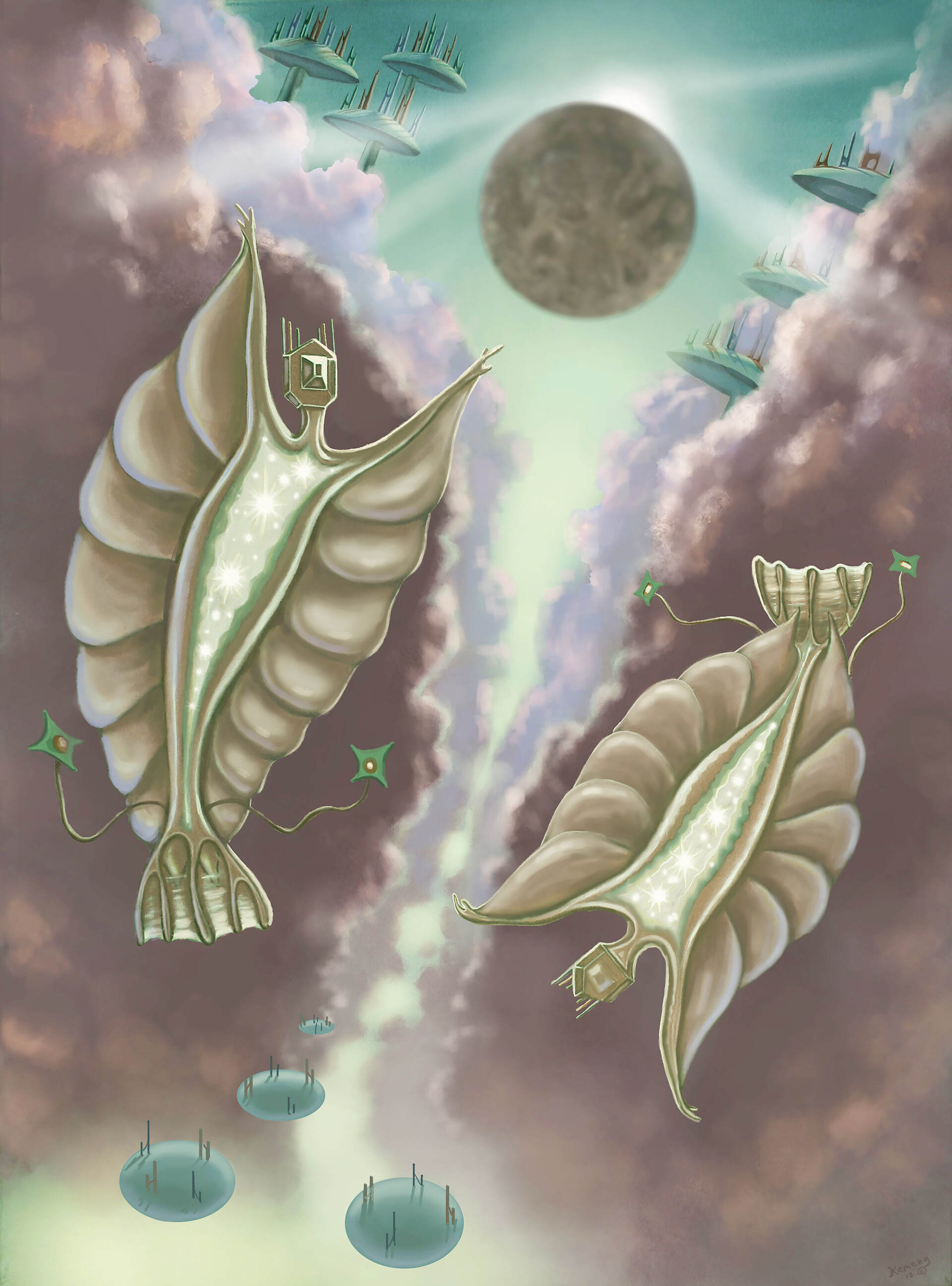 ArtStation - Gas Giant Aliens