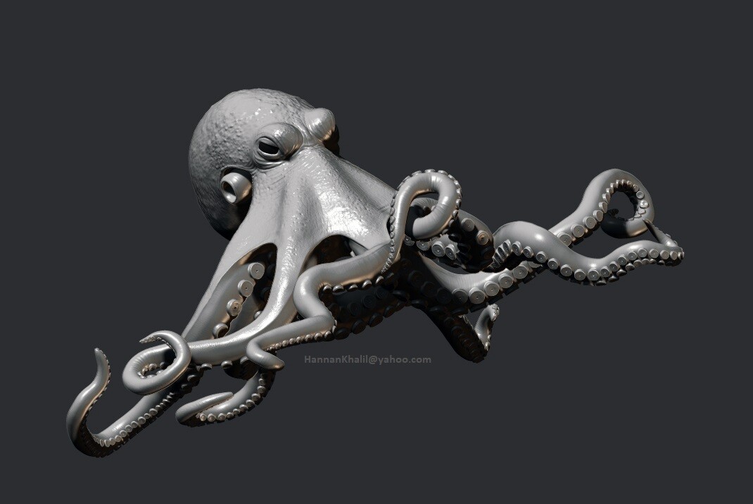 ArtStation - Octopus exercise