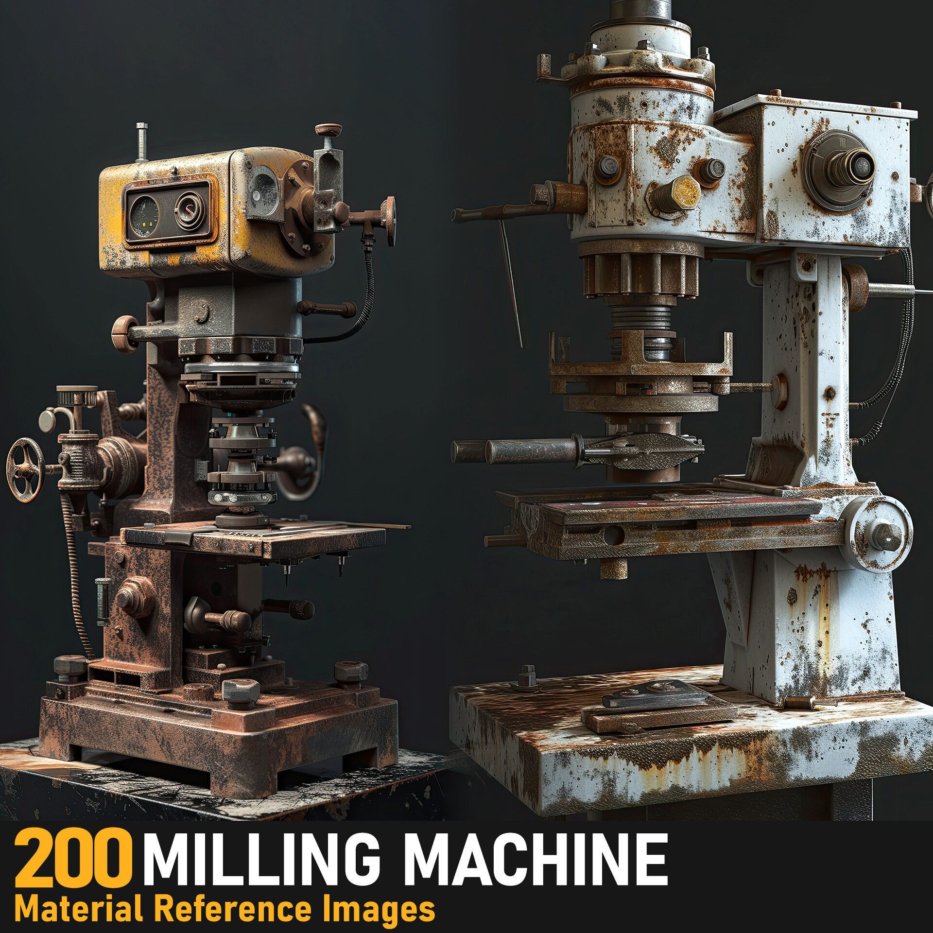 ArtStation - Milling Machine|4K Reference Images