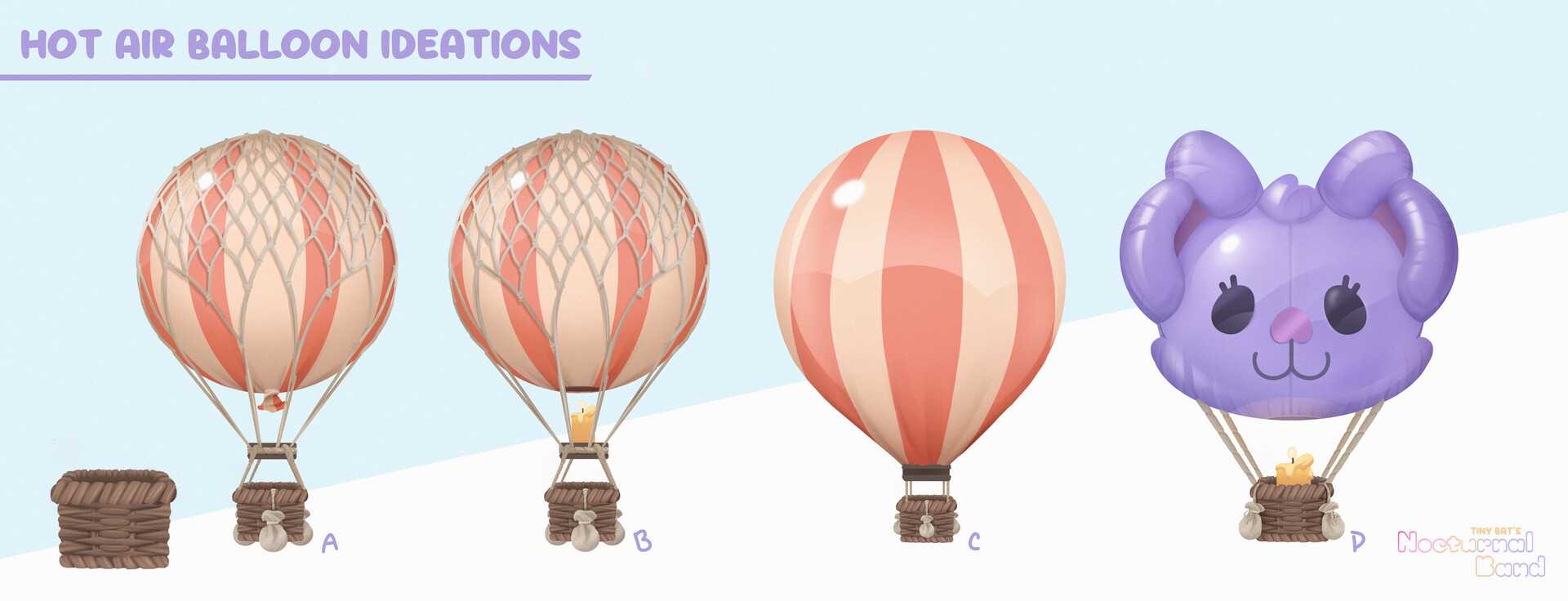 ArtStation - Hot Air Balloon Ideation Page