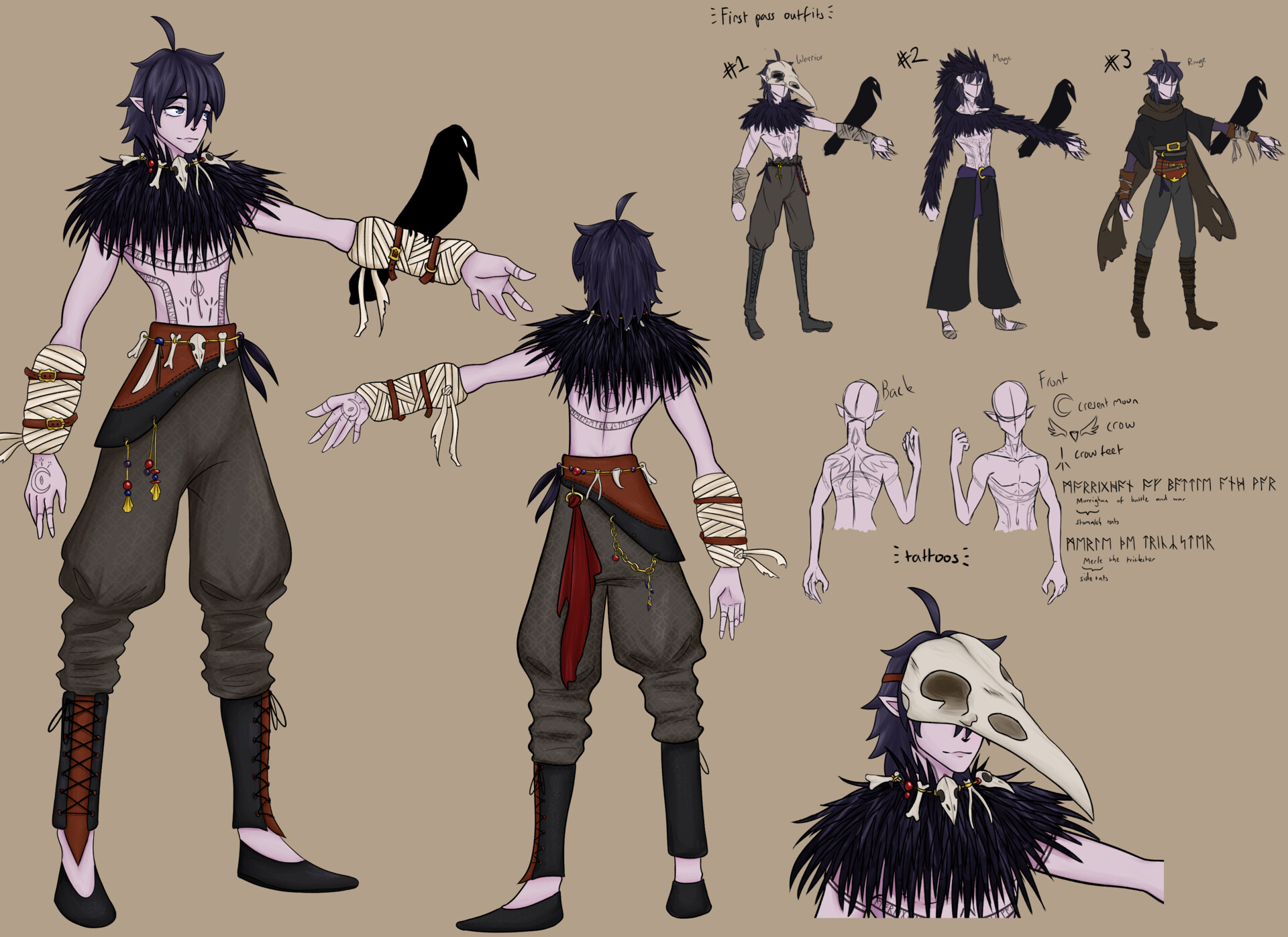 ArtStation - Merle and the Morrighan