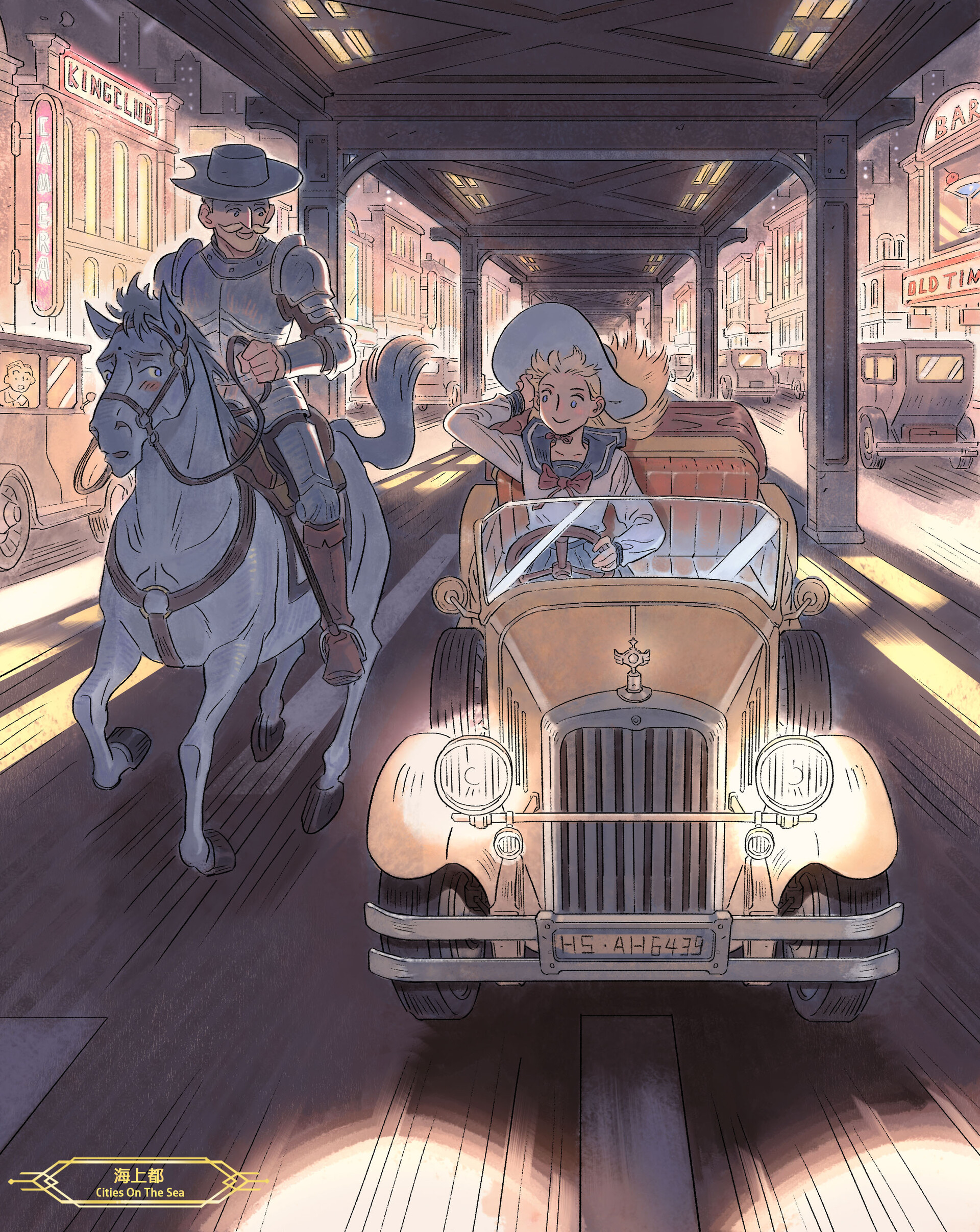 ArtStation - City walk Tonight