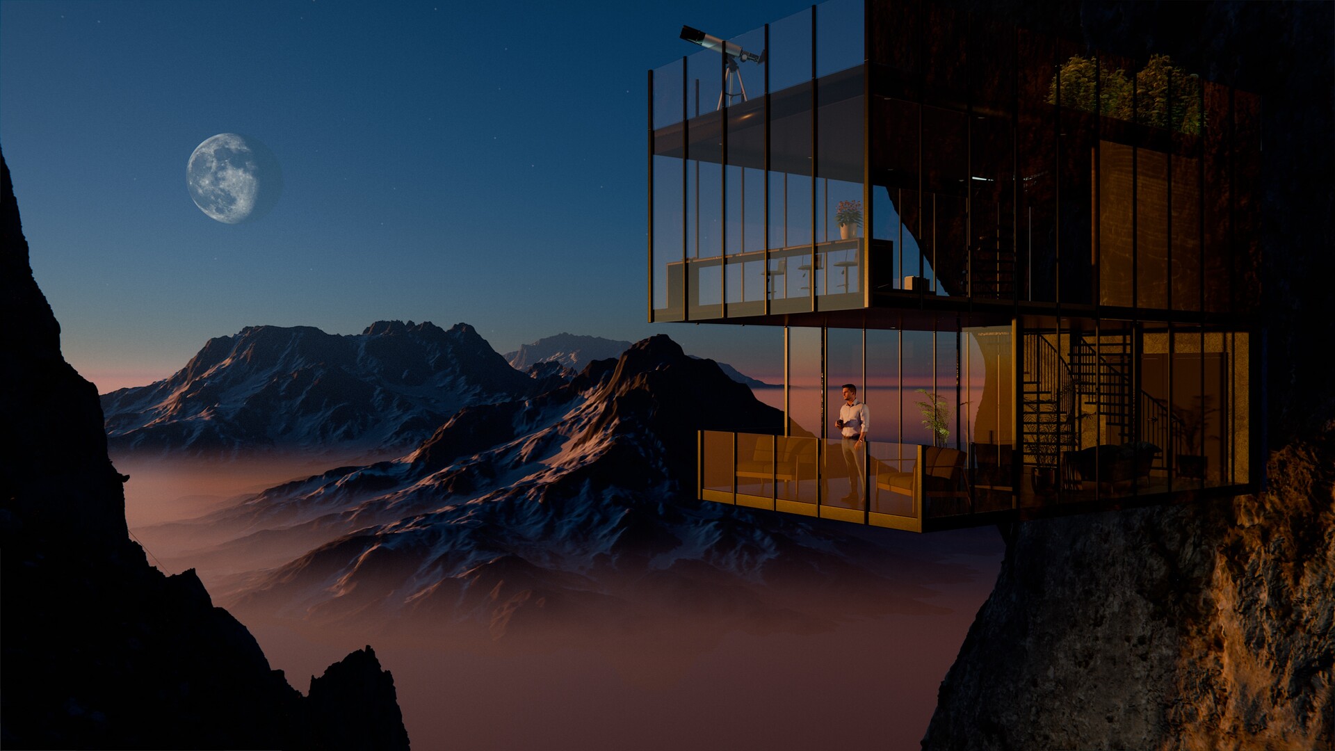 ArtStation - Celestial Penthouse