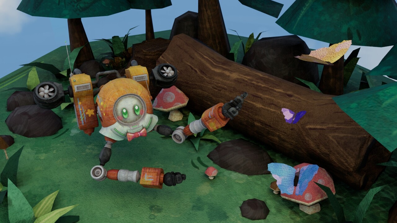 ArtStation - Little Bot's Big Adventure - Stylised Texturing